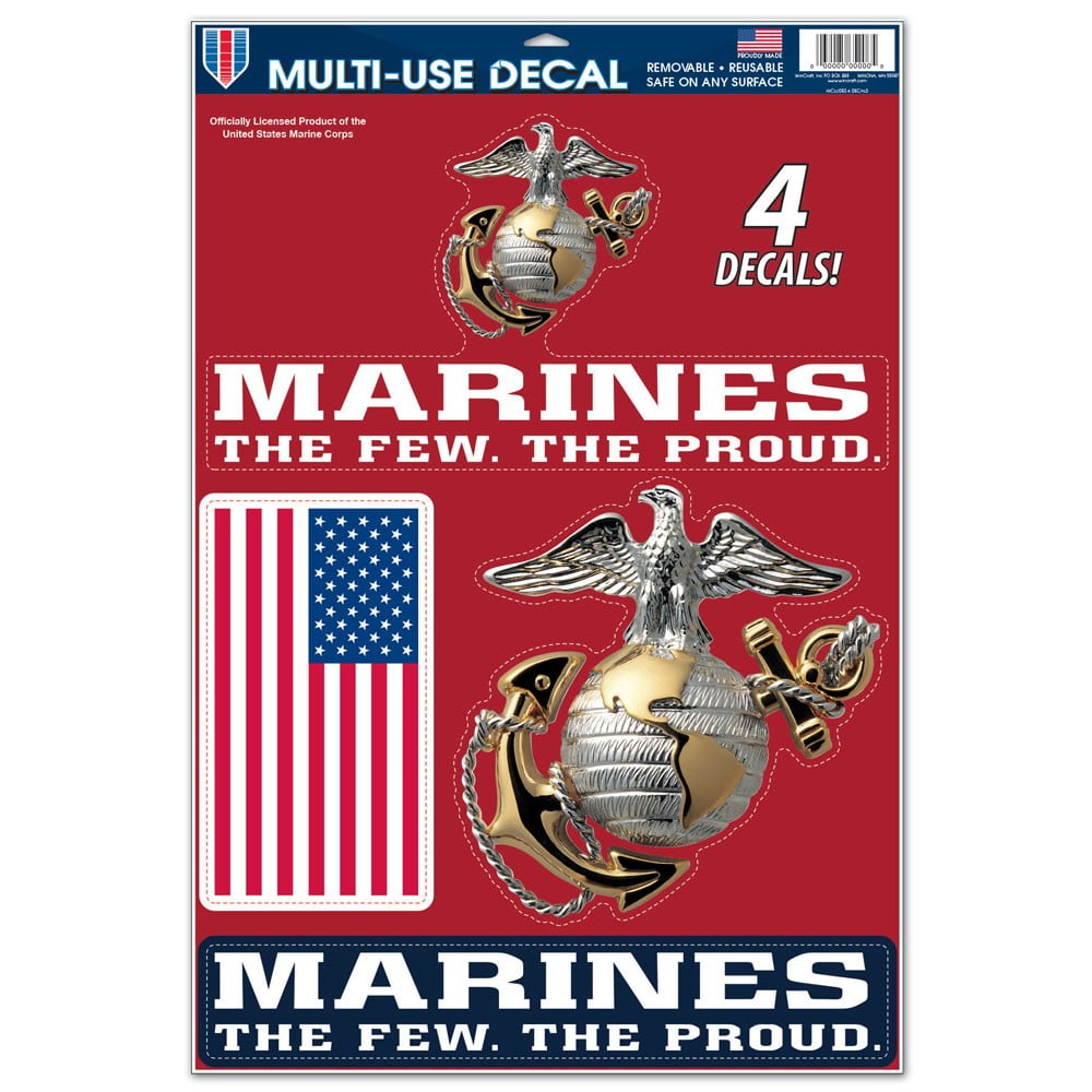 Marines Official MILLITARY Decal by Wincraft - Walmart.com