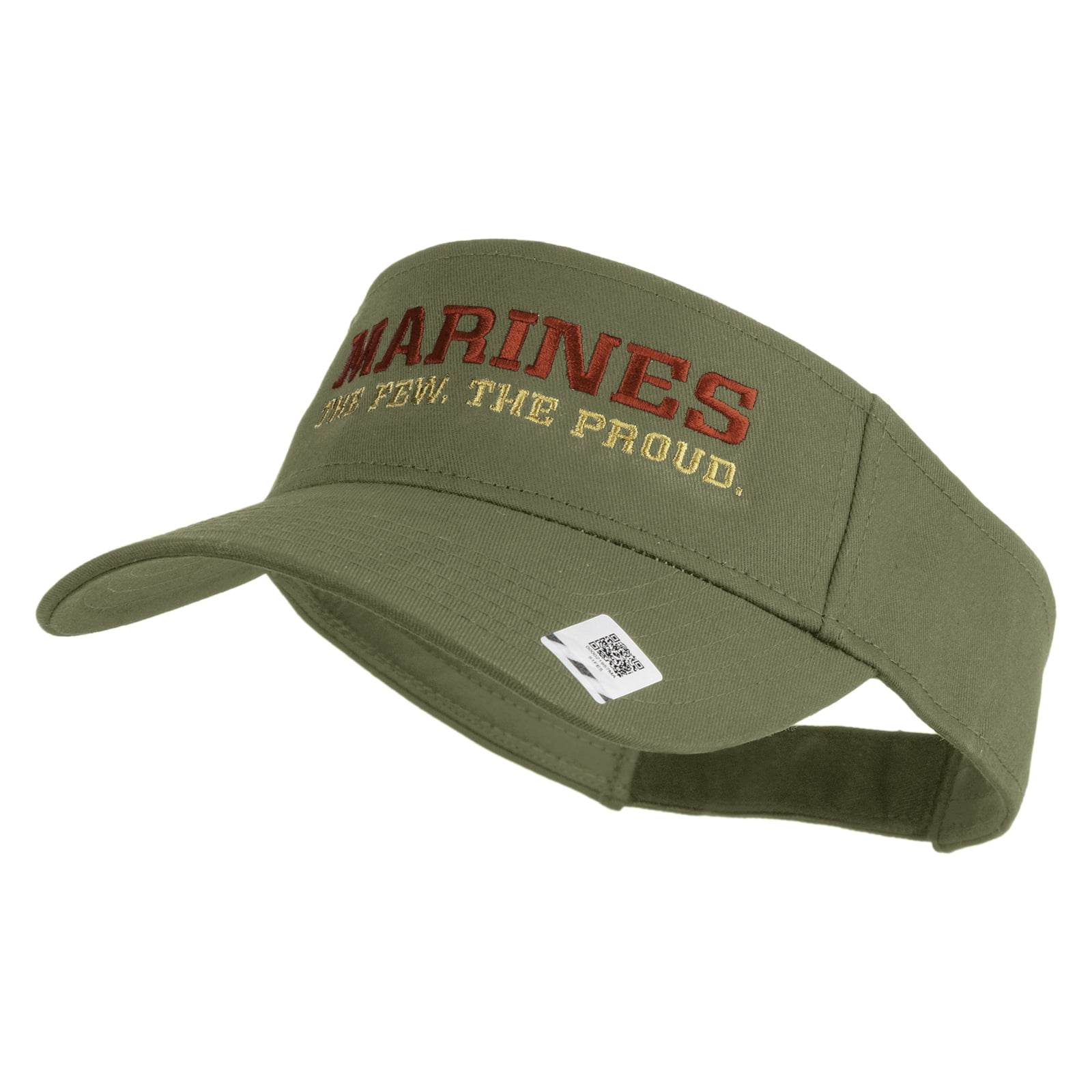 Marines The Few The Proud Design Embroidered Cotton Twill Sun Visor ...