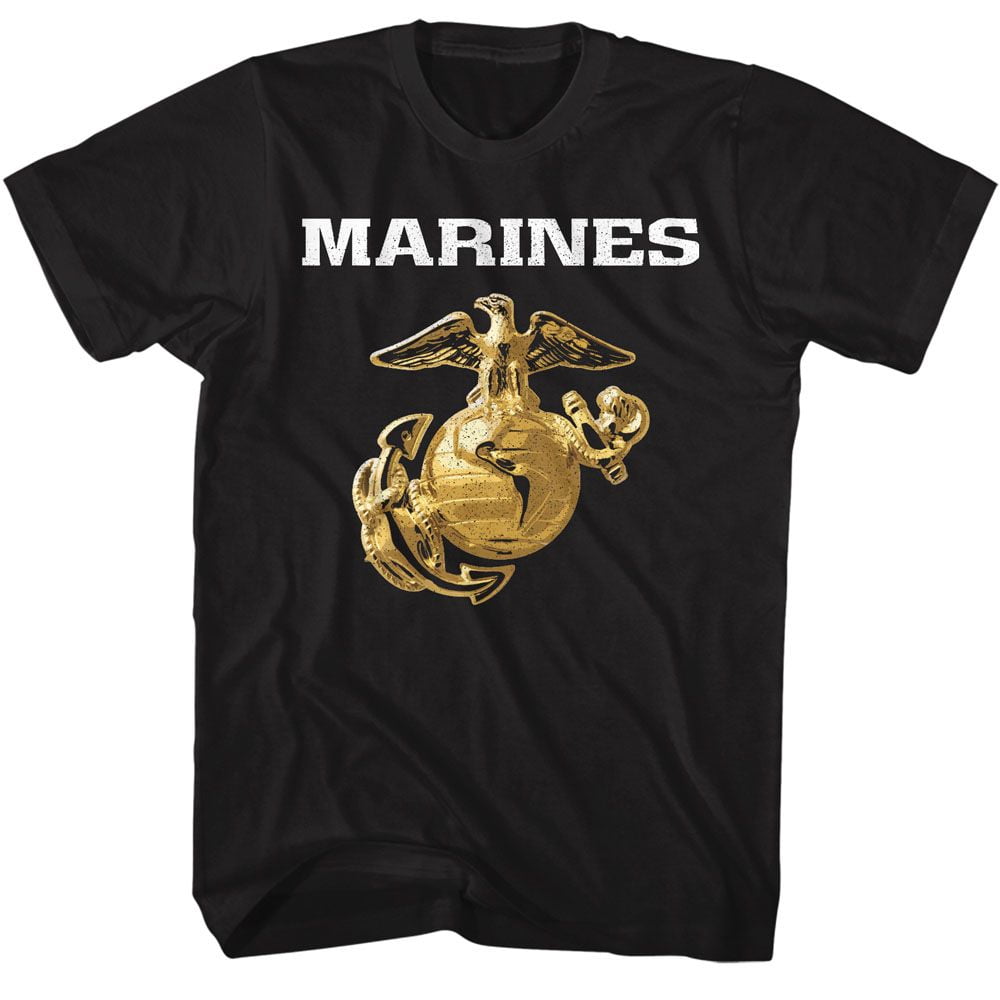 US Marine Core USMC Enlisted Emblem Black Adult T-Shirt 2Xlt - Walmart.com