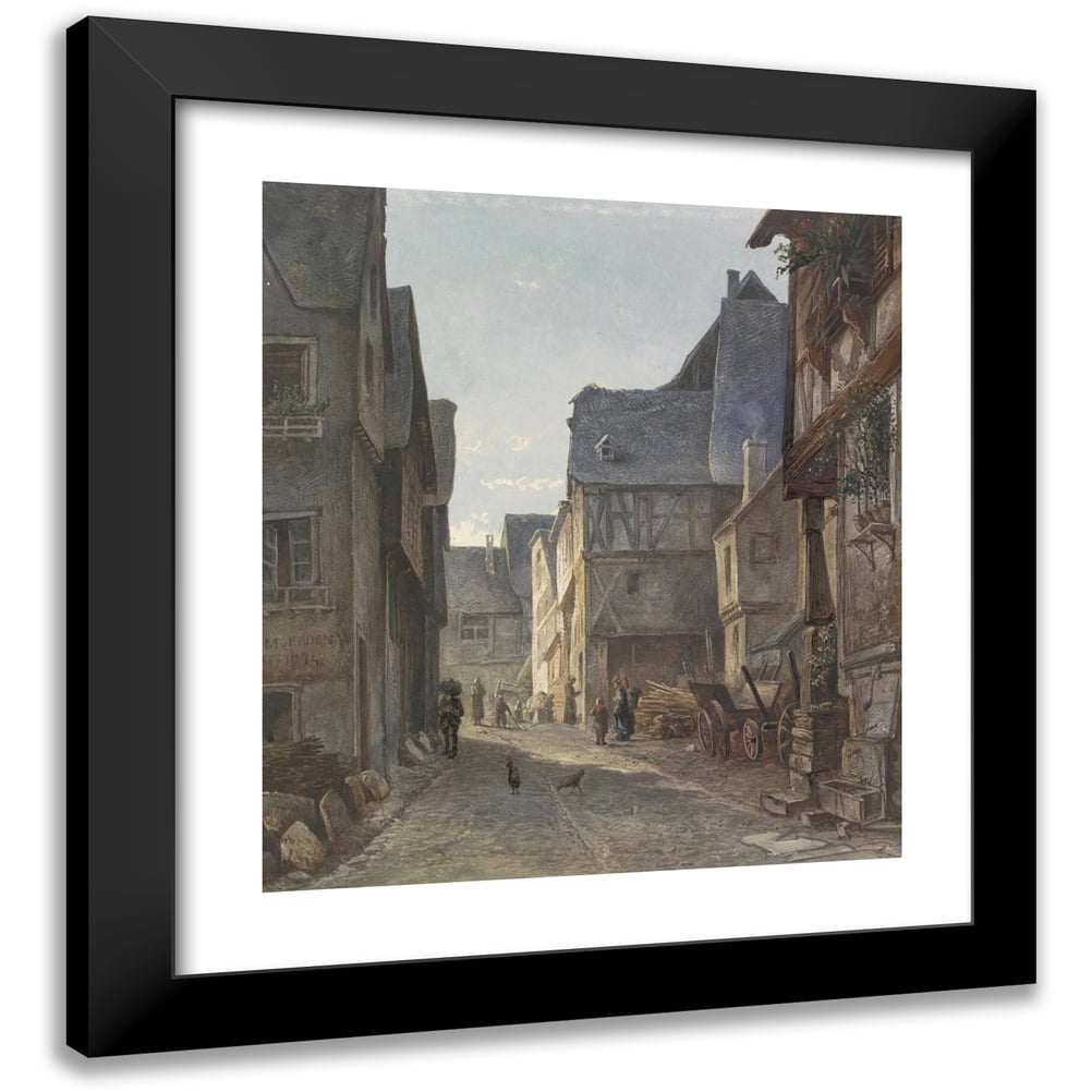 Marinus van Raden 15x16 Black Modern Framed Museum Art Print Titled ...