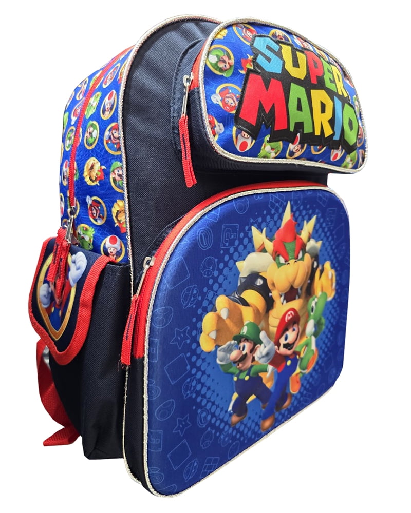 Mario 3D Modelled 12" Backpack - Walmart.com