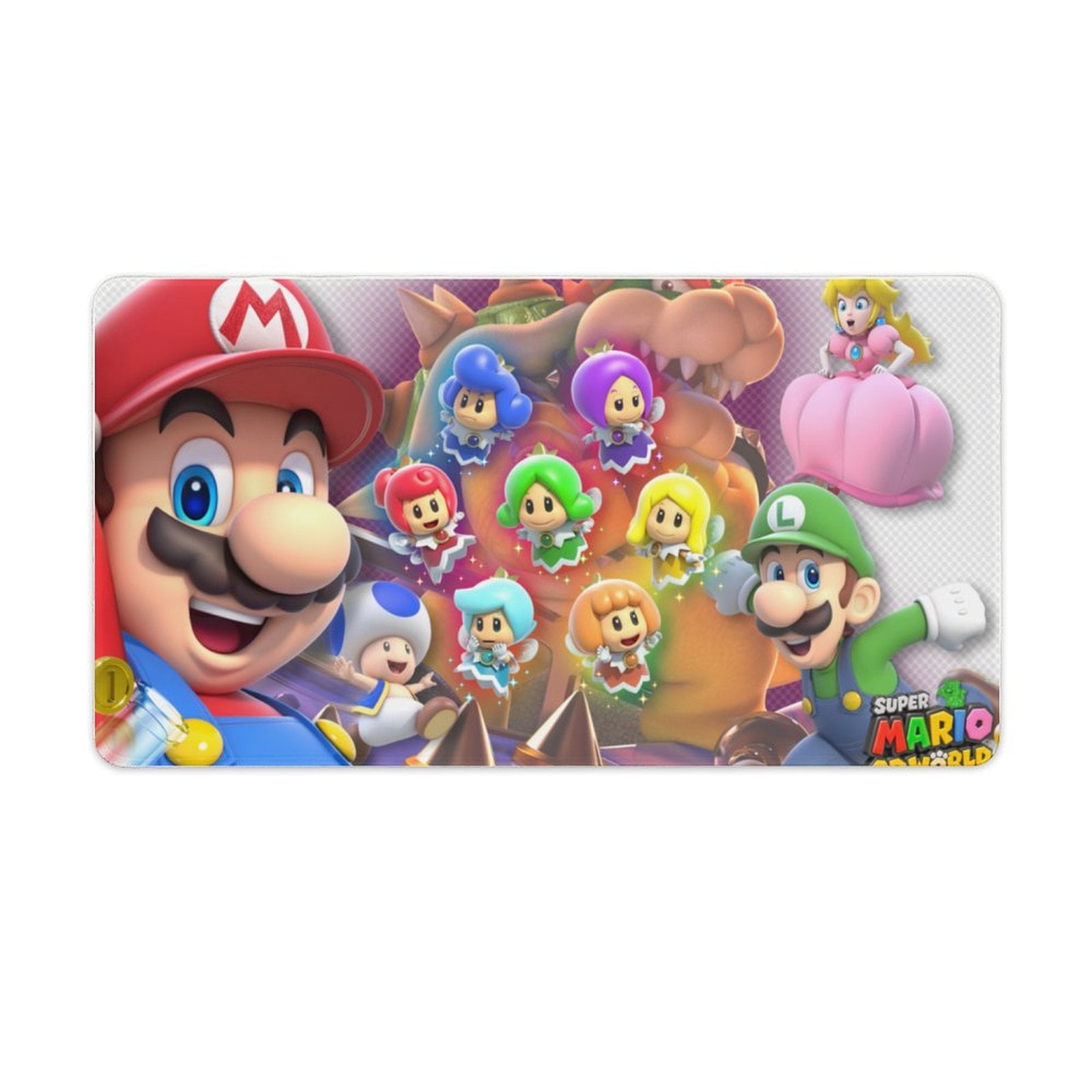 Mario 3D World Extended Gaming Mouse Pad No-sliped Large Desk Mat ...