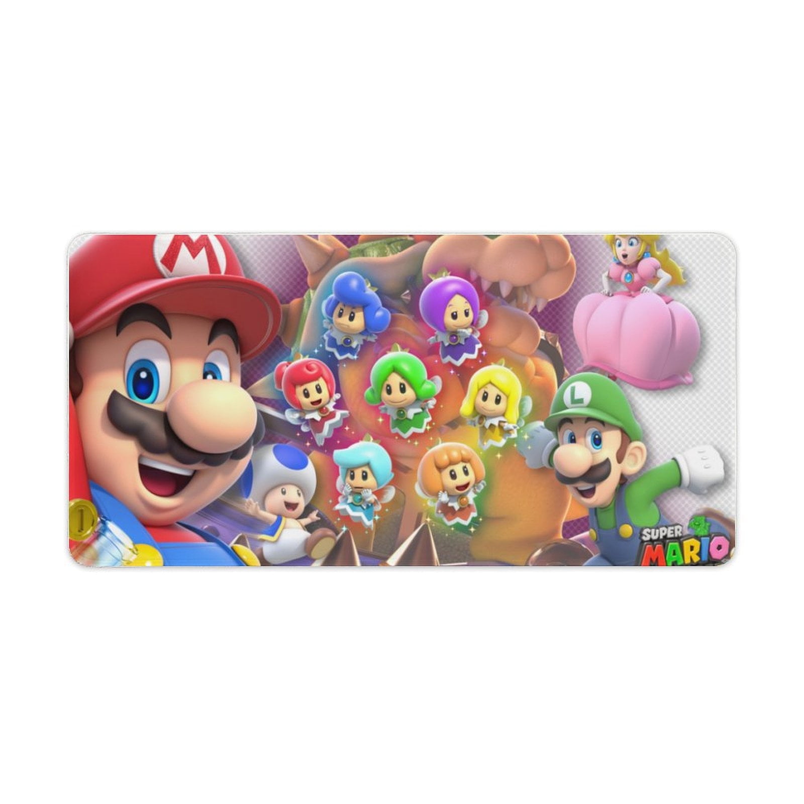 Mario 3D World Extended Gaming Mouse Pad No-sliped Large Desk Mat ...