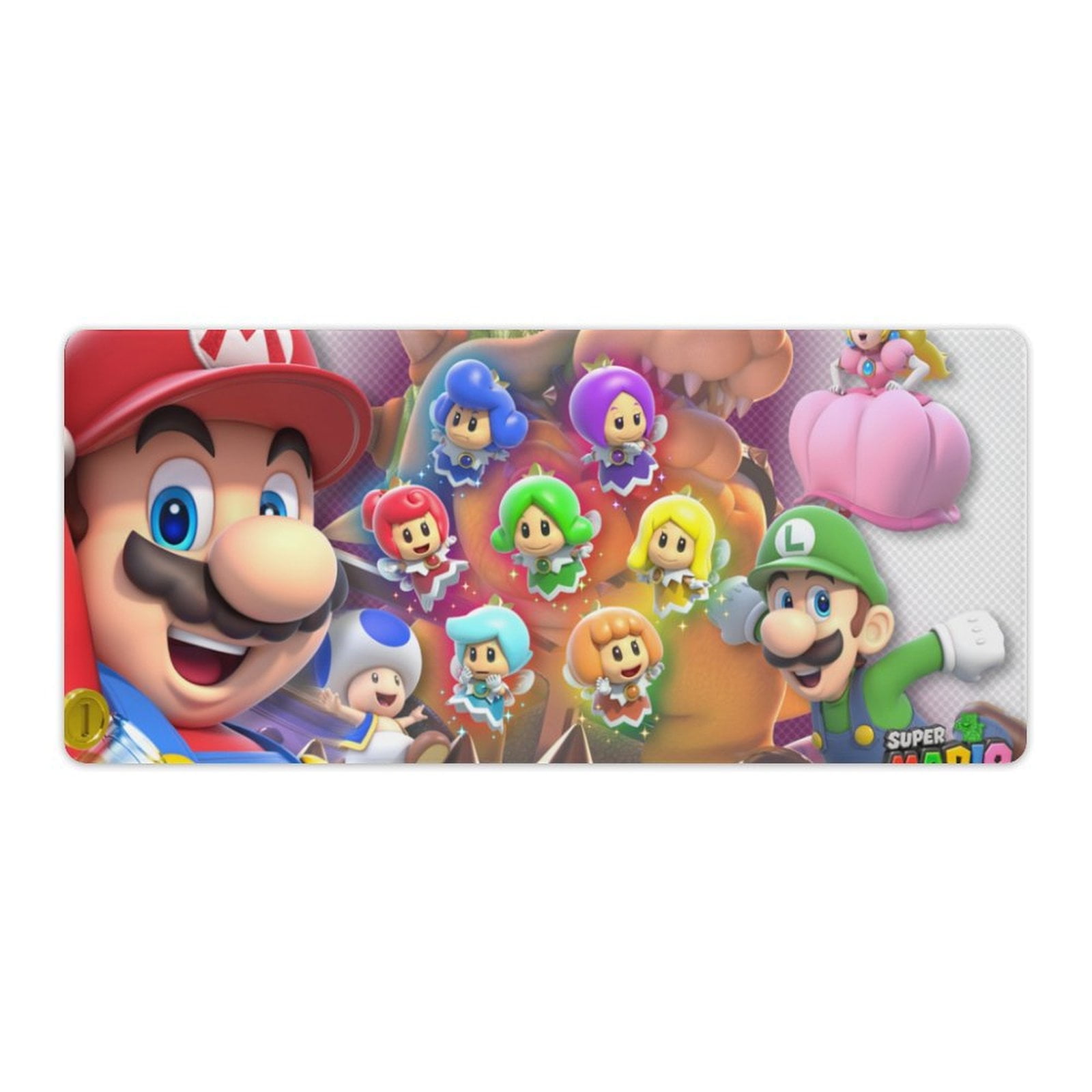 Mario 3D World Extended Gaming Mouse Pad No-sliped Large Desk Mat ...