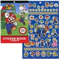 Super Mario Luigi Bros & Princess Peach 4 Sheet Sticker Pad, 200+ Pack ...