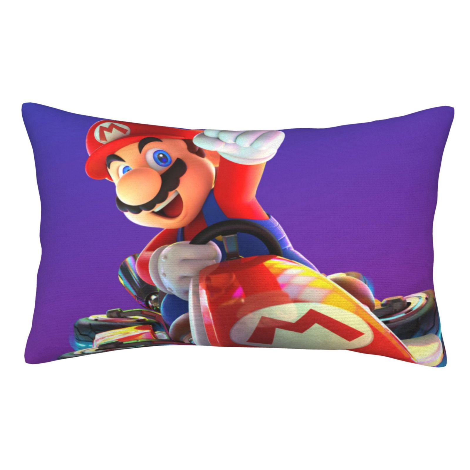 Mario Adventure Pillowcase Decor Cushion Pillow Covers With Hidden ...