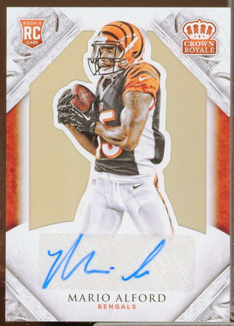 Mario Alford AU/75 Rookie Card 2015 Crown Royale Retail Bronze #181 ...