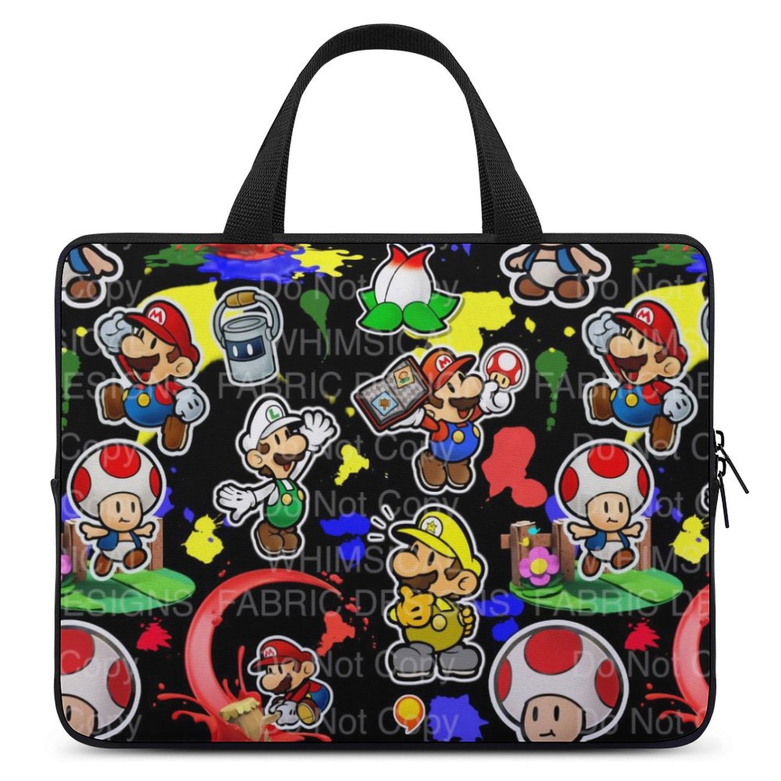 Mario And Friends 12 Inch Laptop Bag,Expandable Computer Bag Laptop ...