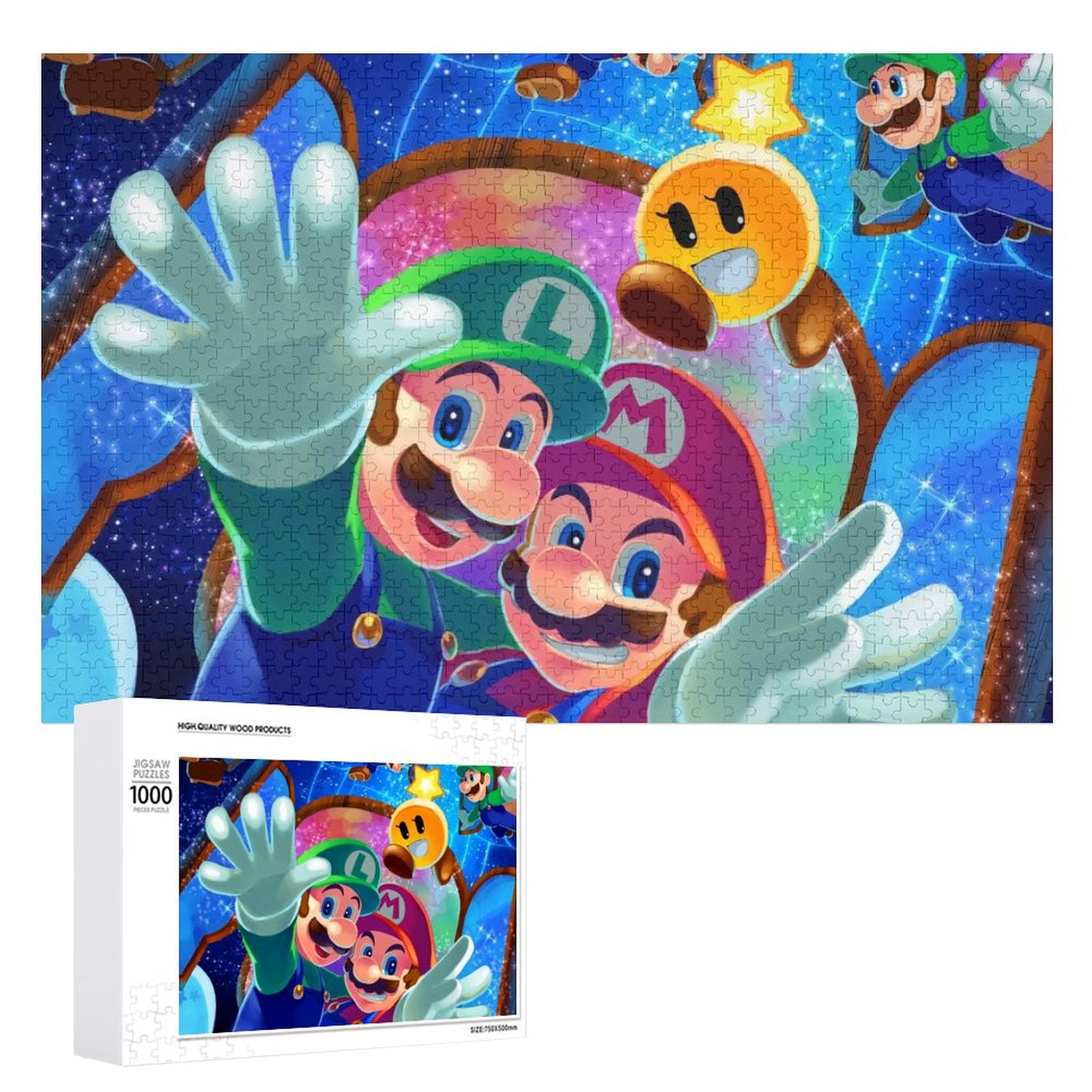 Mario And Luigi Puzzles for Adults 1000 Pieces,Challenging Puzzle ...