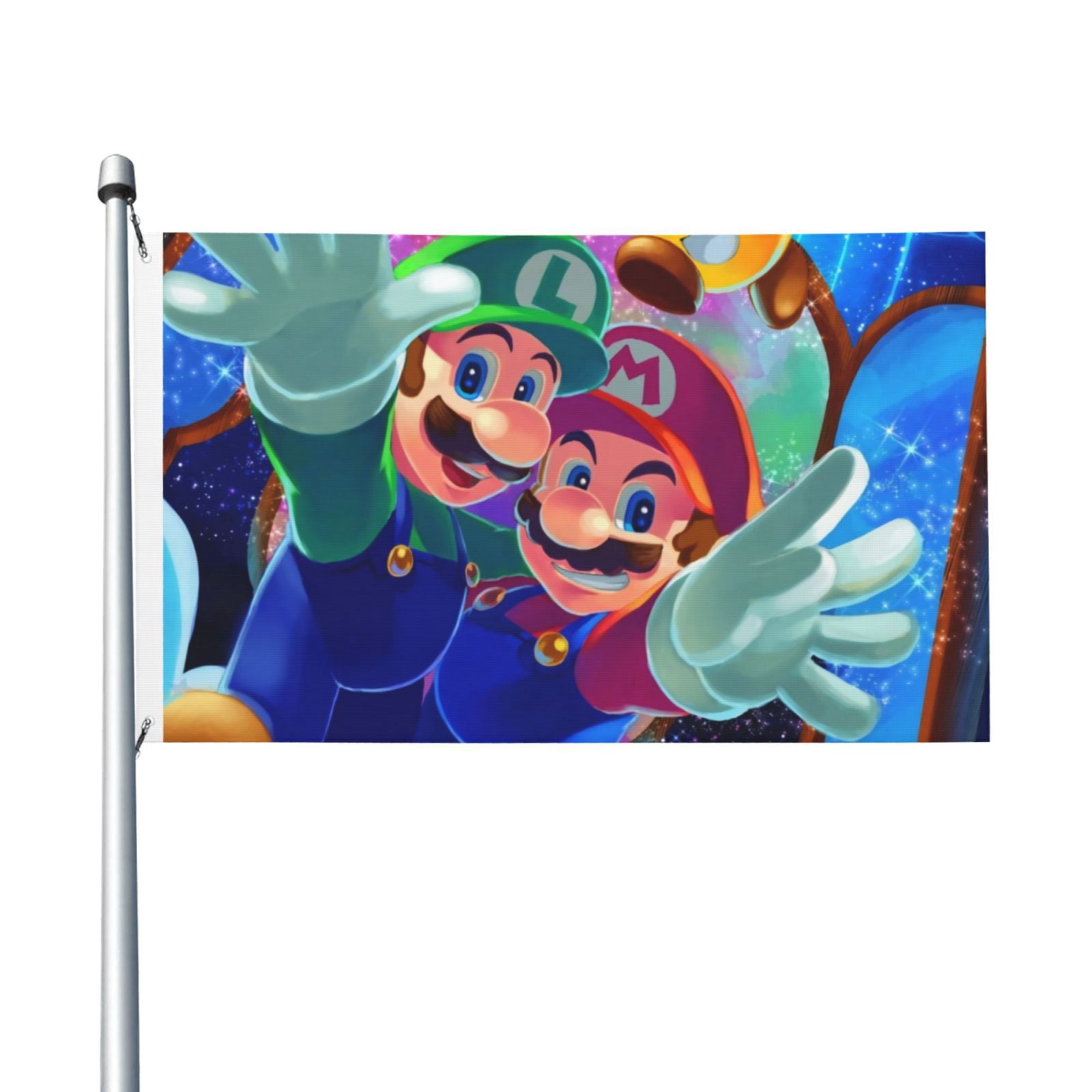 Mario And Luigi66 3x5ft Face Flag Fade Proof Holiday Fall Flag Outdoor ...