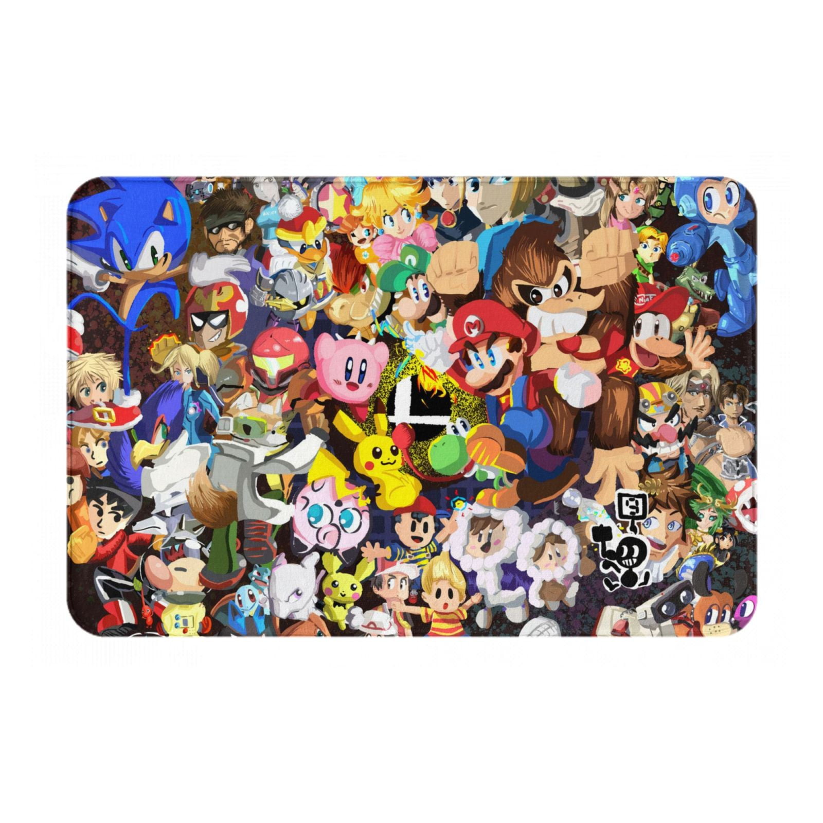 Mario And Pokémon-Pikachu Friends Bath mats for Bathroom Non Slip ...