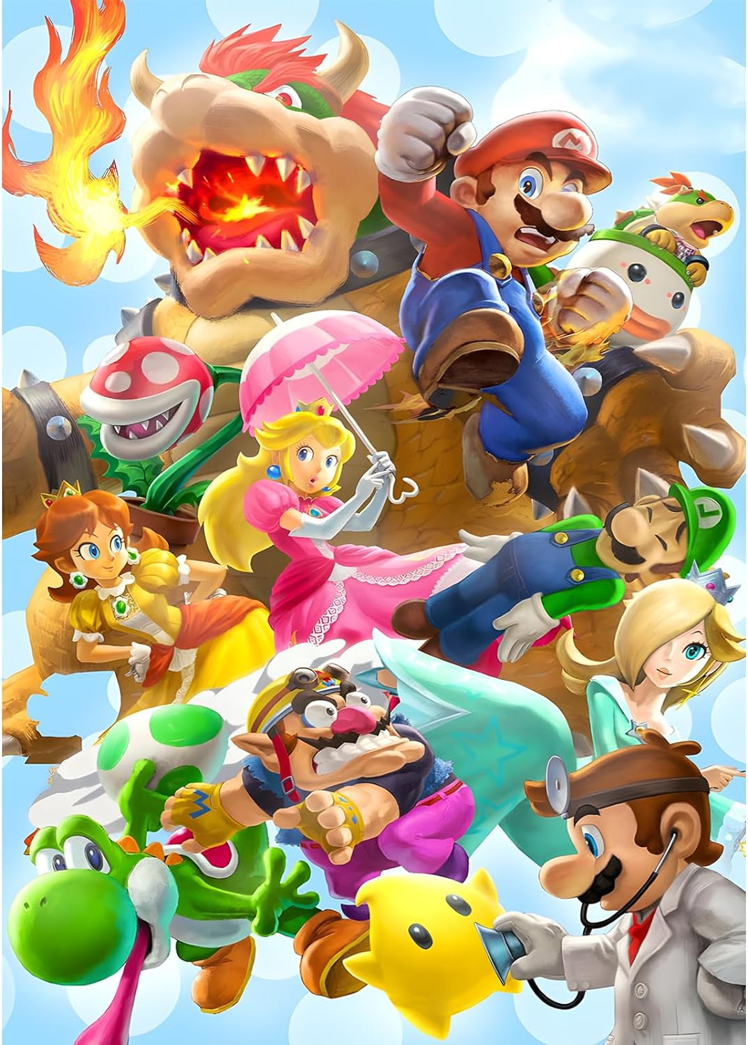 Mario Anime Diamond Art Painting Kits, DIY Cartoon Diamond Art Kits for ...