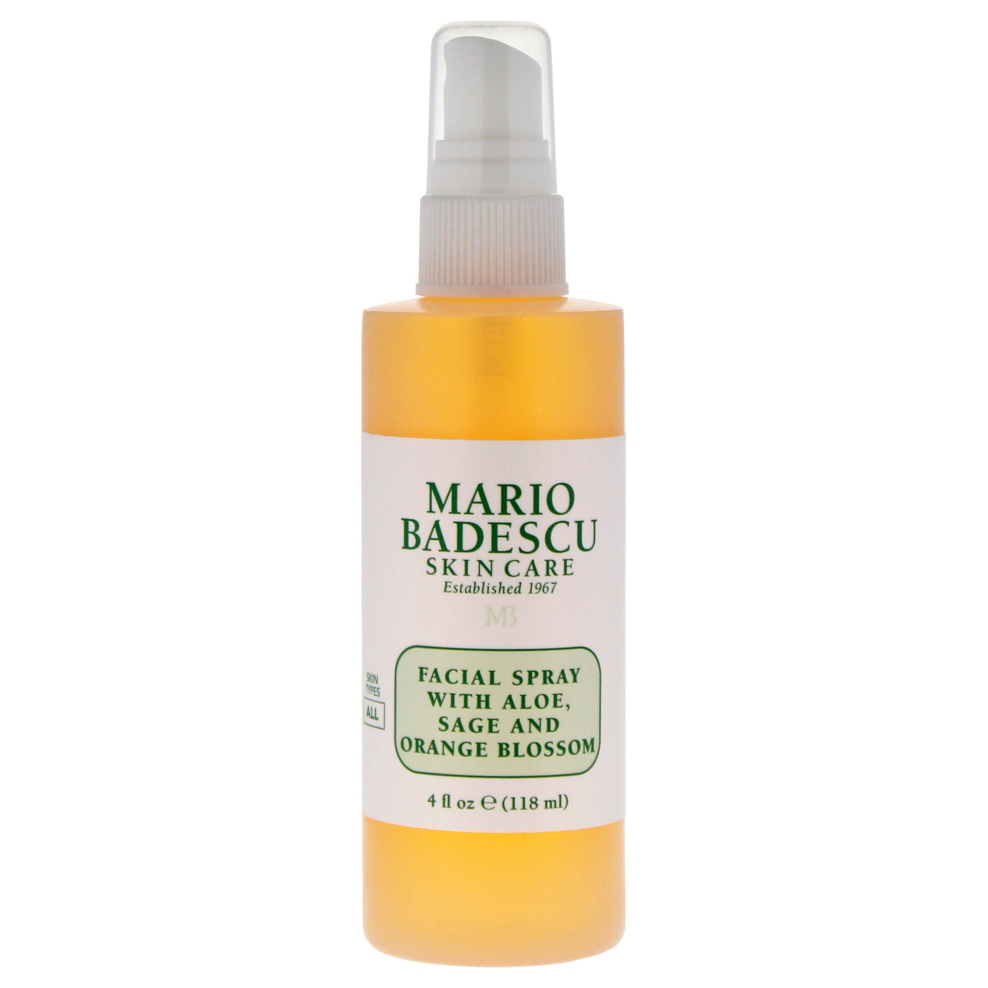 Mario Badescu Facial Spray Skin Care Toner with Aloe Sage and Orange ...