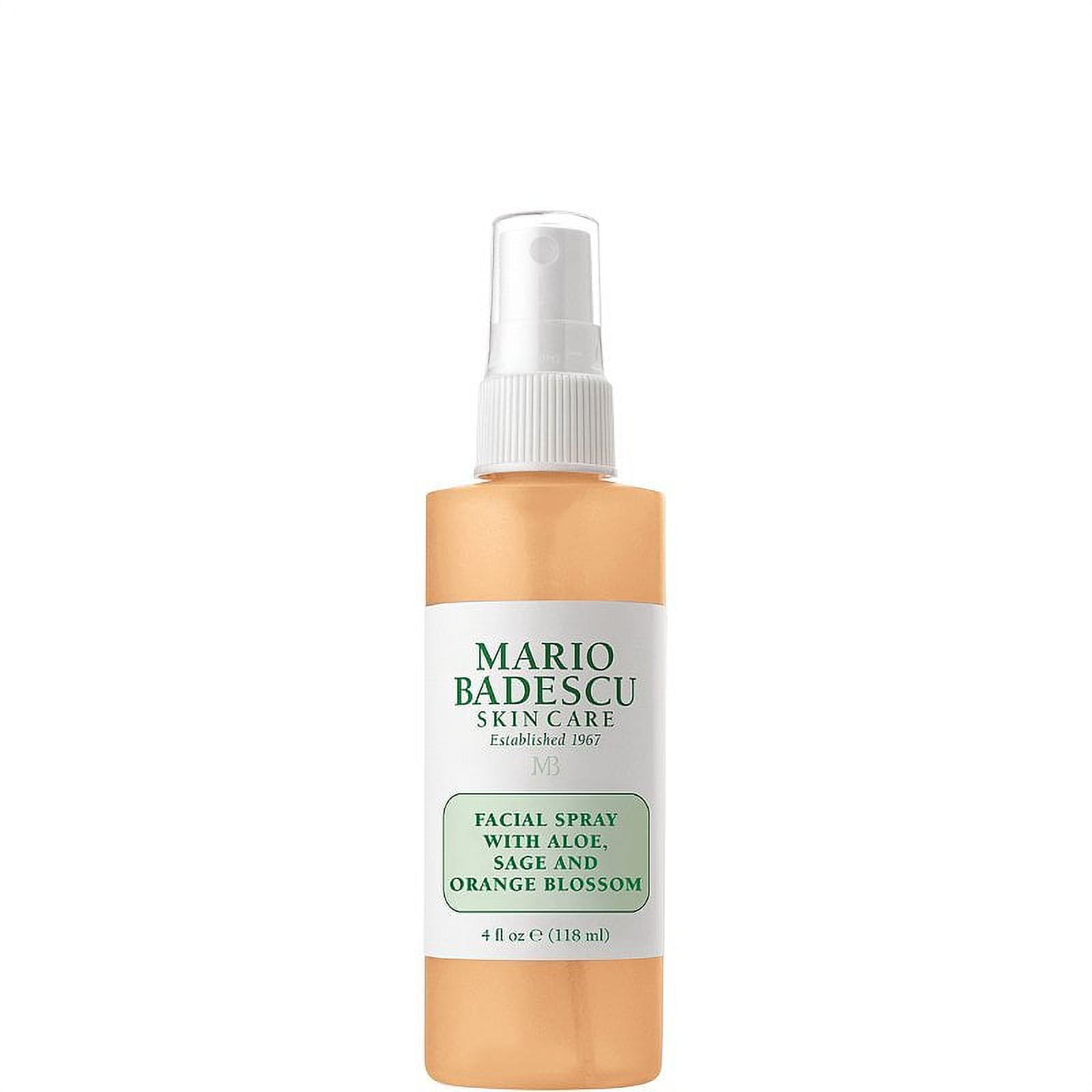 Mario Badescu Facial Spray Skin Care Toner with Aloe Sage and Orange ...