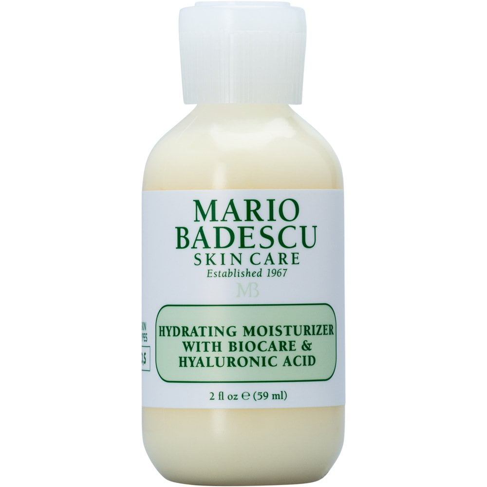 Mario Badescu Hydrating Moisturizer with Biocare & Hyaluronic Acid, Collagen Enriched 2 oz ...