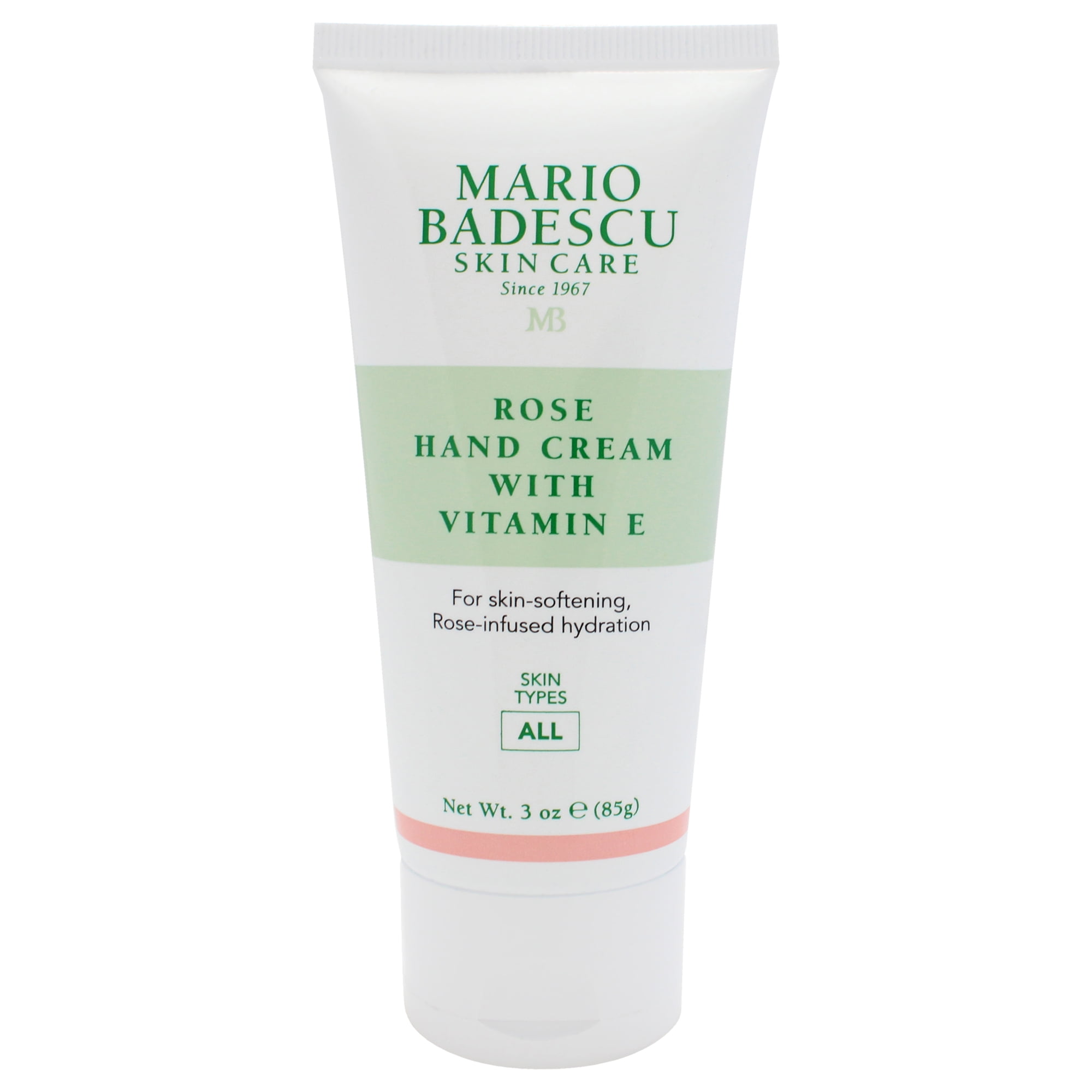 Mario Badescu Rose Hand Cream with Vitamin E for Dry Hands (Tube) - 3 ...