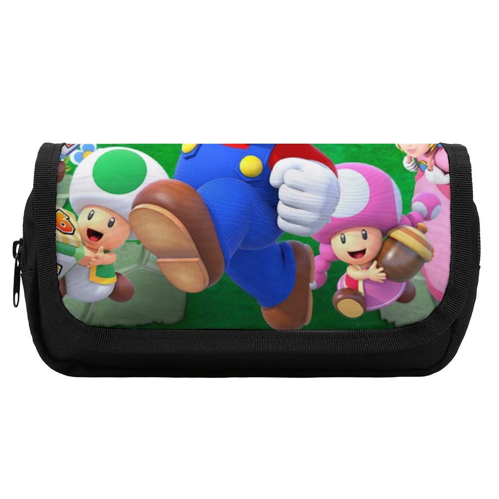 Mario Big Capacity Pencil Case Bag with Zipper, Aesthetic Pencil Pouch ...