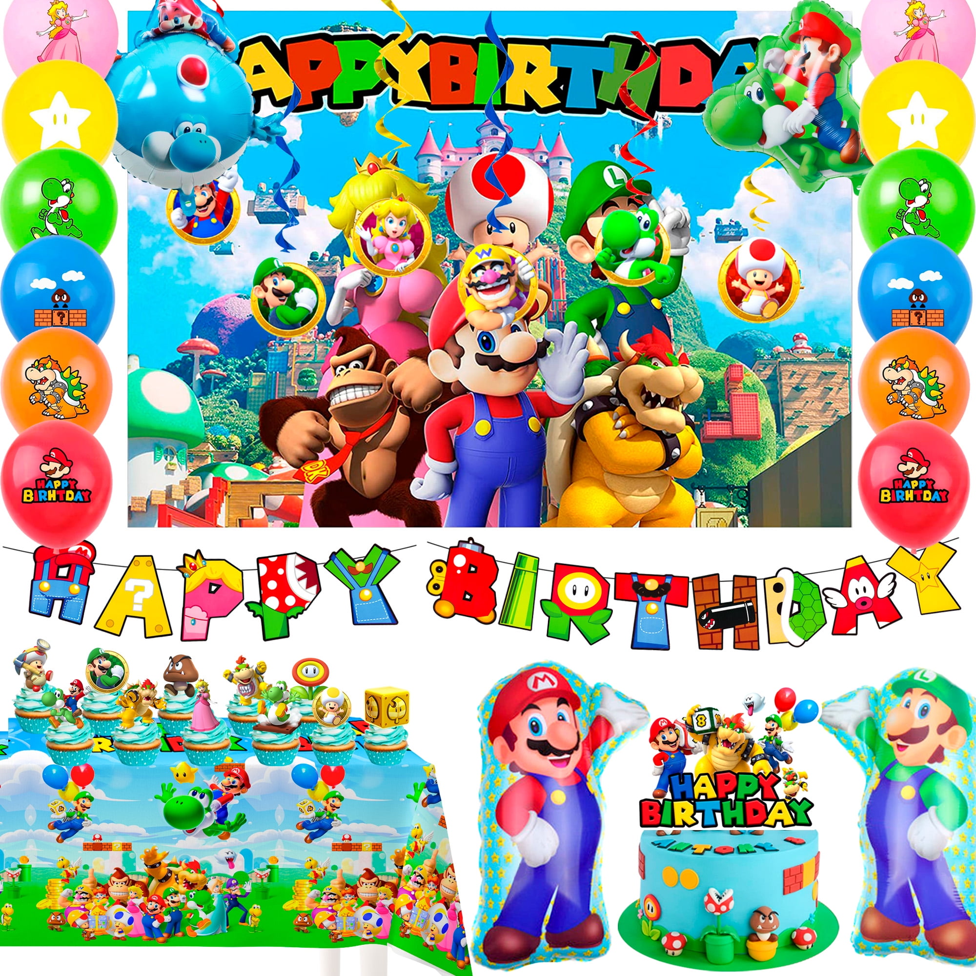 Super Mario Party Supplies in Party & Occasions - Walmart.com