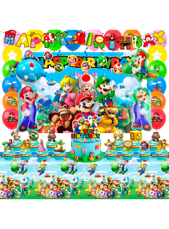 Super Mario Party Supplies in Party & Occasions - Walmart.com