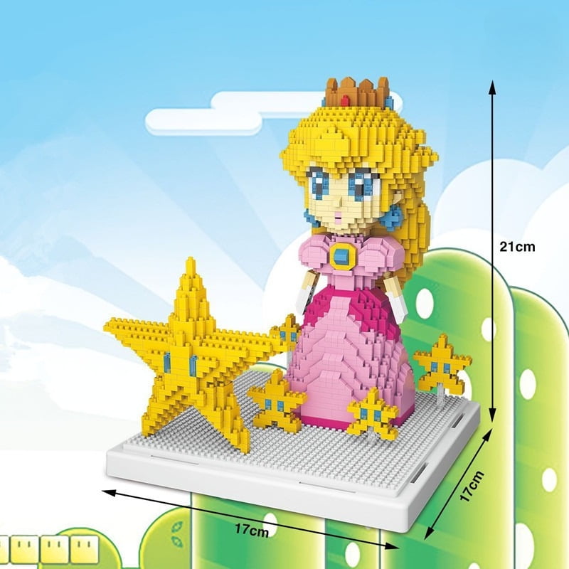 Mario Block Building Sets,Mario,Luigi Yoshi Detailed DIY Building Kits ...