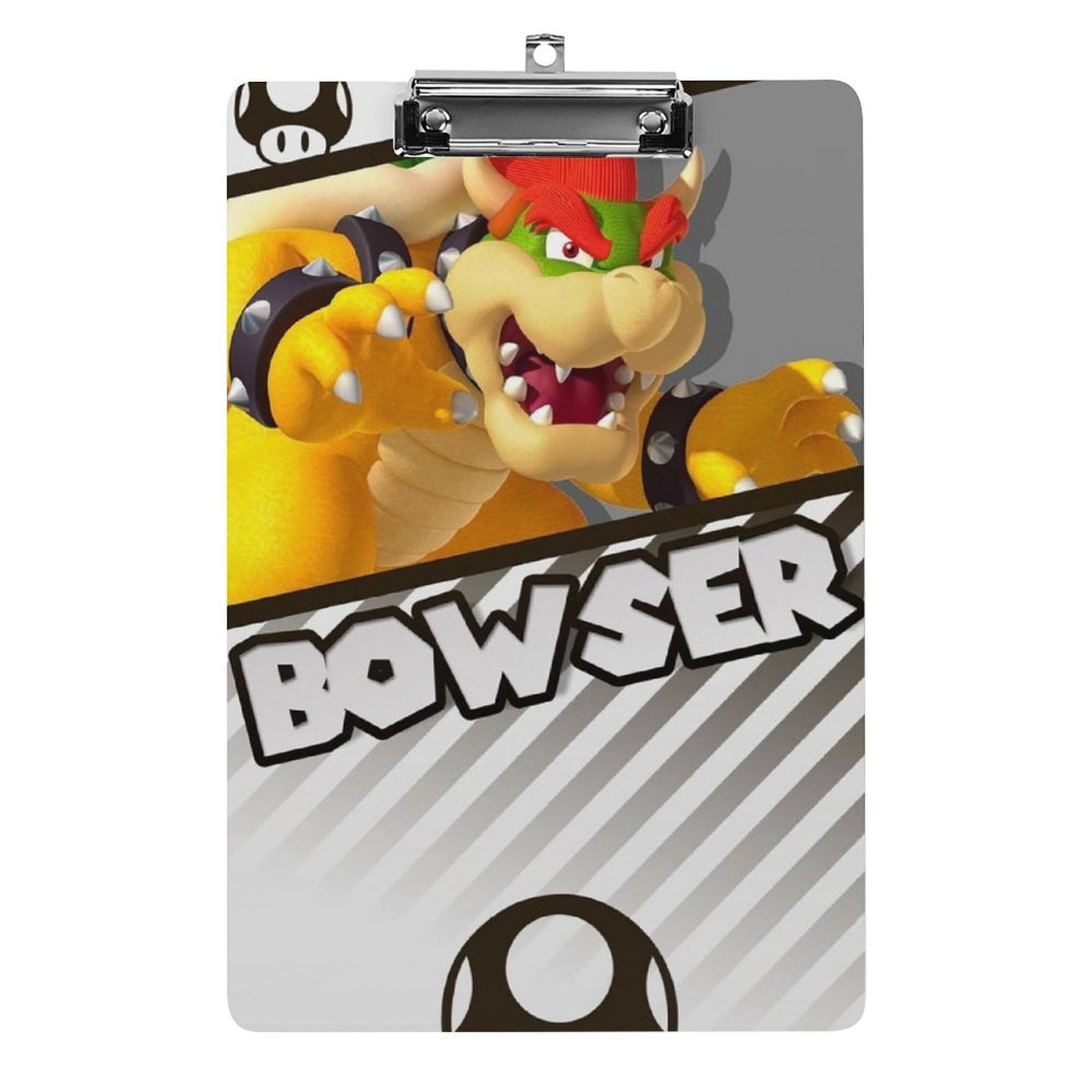 Mario Bowser Clipboard - Standard letter size for school and office ...