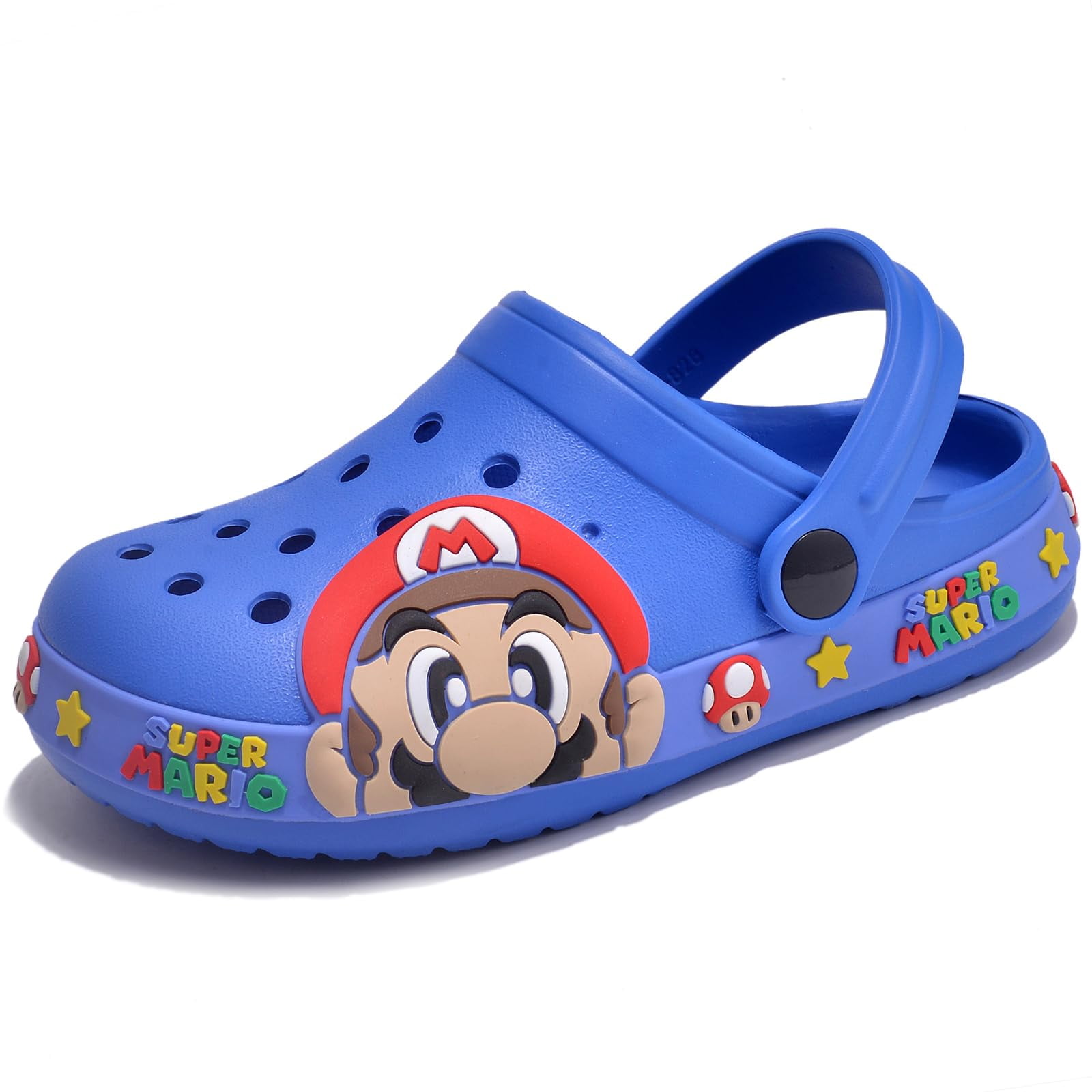 Mario Boys Clogs Cute Cartoon Toddler Garden Clogs Slip On Water Shoes ...