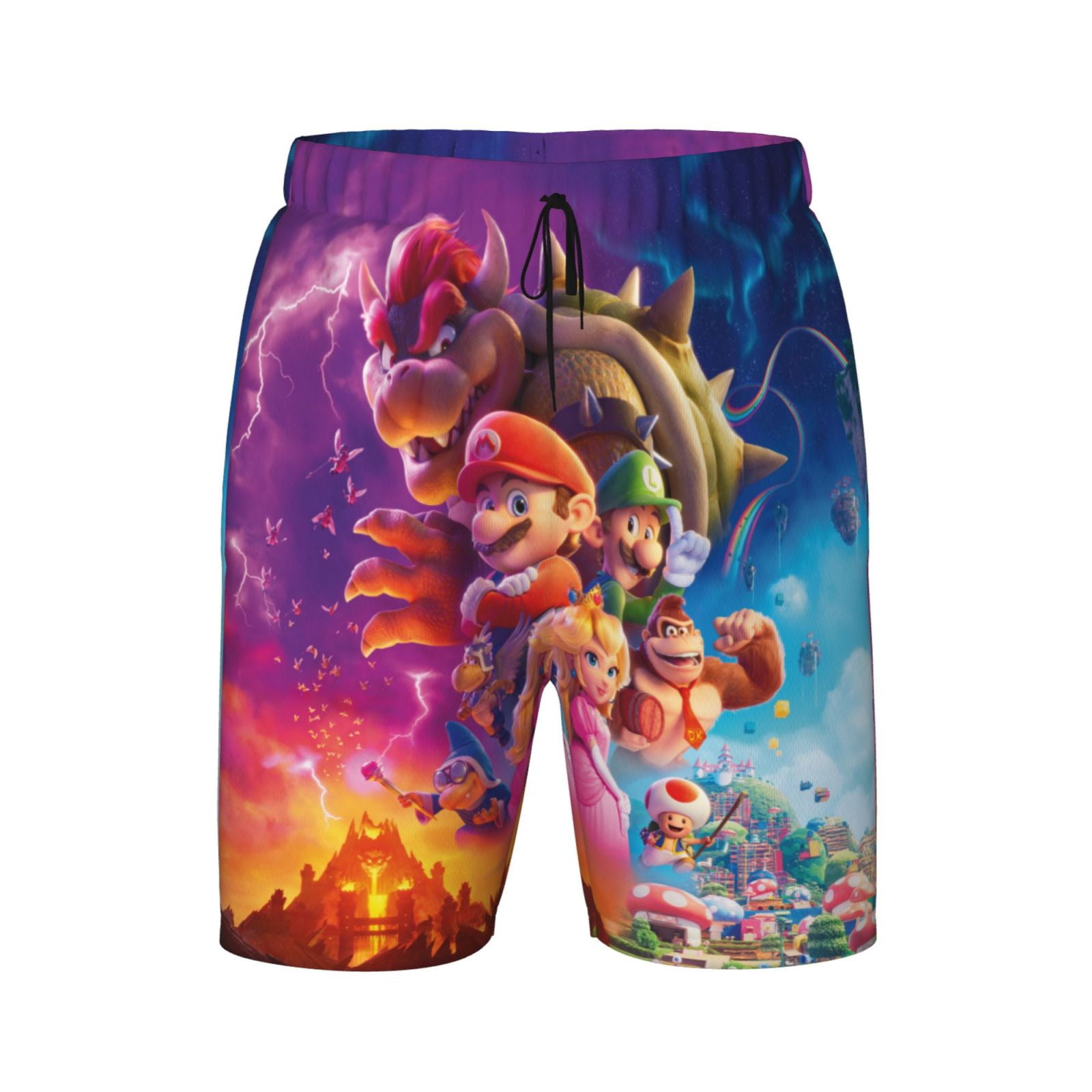 Mario Boys Swim Trunks Quick Dry Boards Shorts For Kids Beach Swim ...