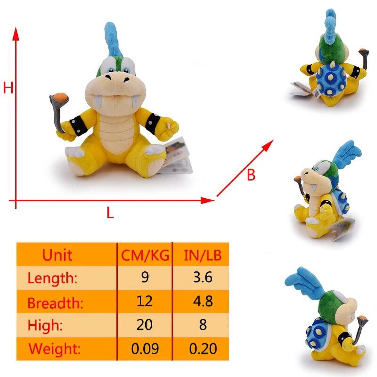 Mario Bros Bowser Koopa Plush Toys Ludwig Roy Morton Wendy Lemmy Iggy ...