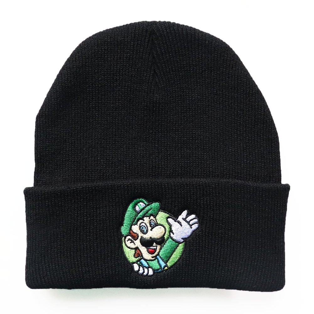 Mario Bros Knit Beanie,Mario,Luigi,Wario,Waluigi Cosplay Hats,Fall ...