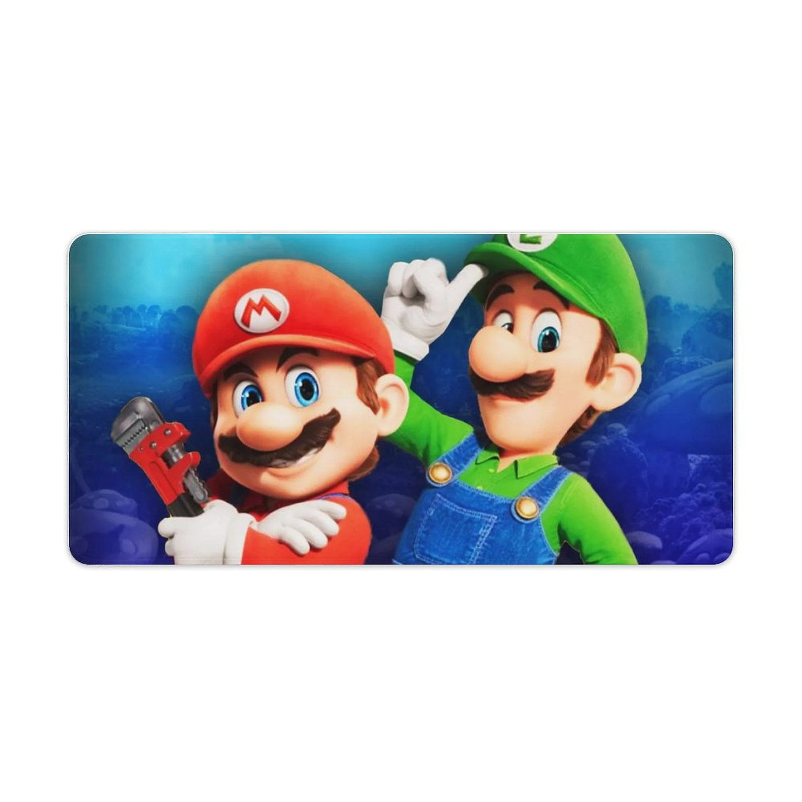 Mario Bros Luigi Extended Gaming Mouse Pad No-sliped Large Desk Mat ...