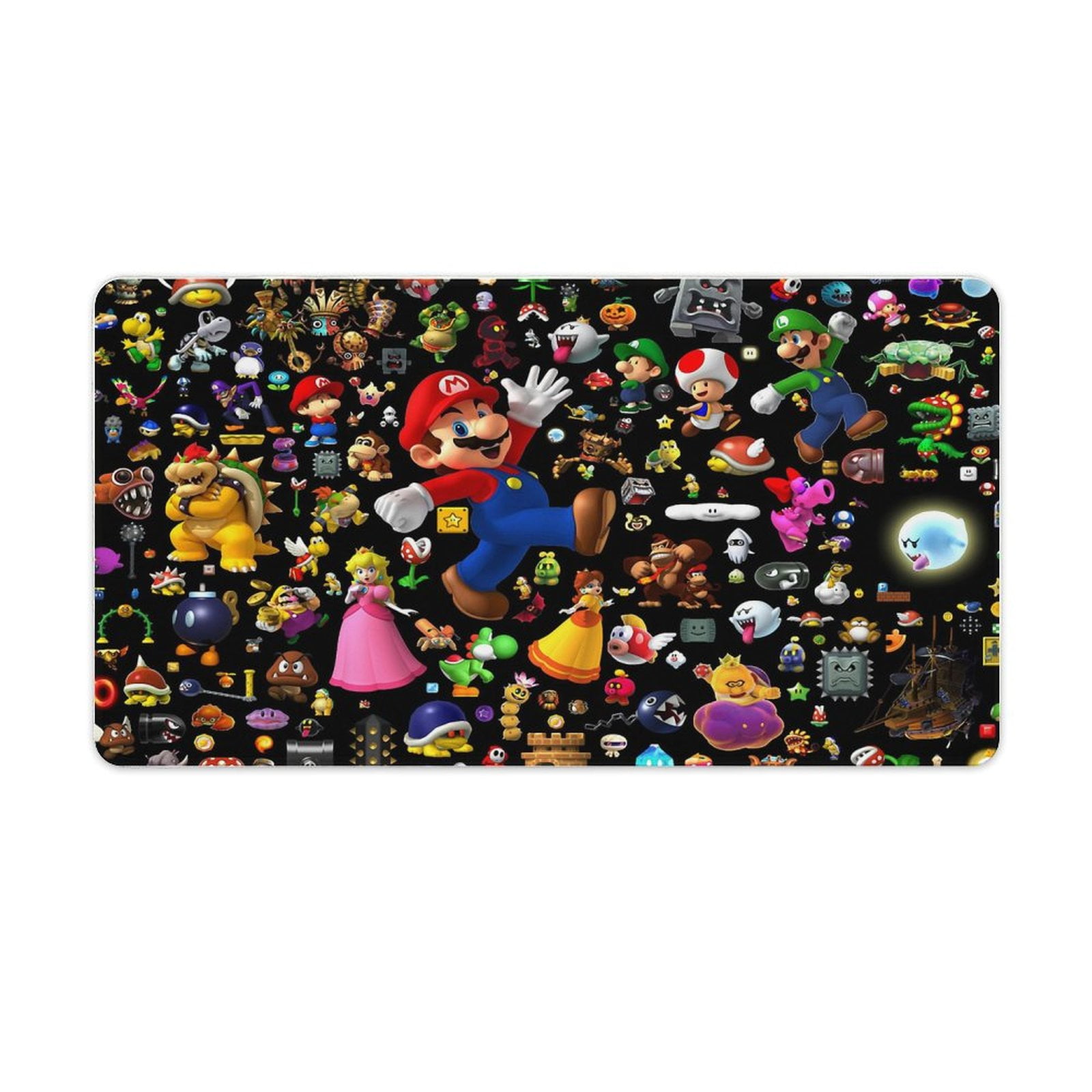 Mario Bros. Luigi Extended Gaming Mouse Pad No-sliped Large Desk Mat ...