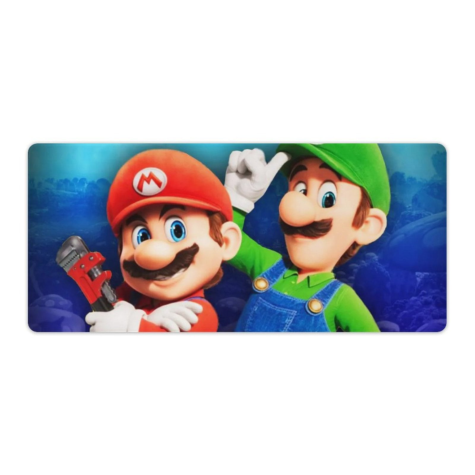 Mario Bros Luigi Extended Gaming Mouse Pad No-sliped Large Desk Mat ...