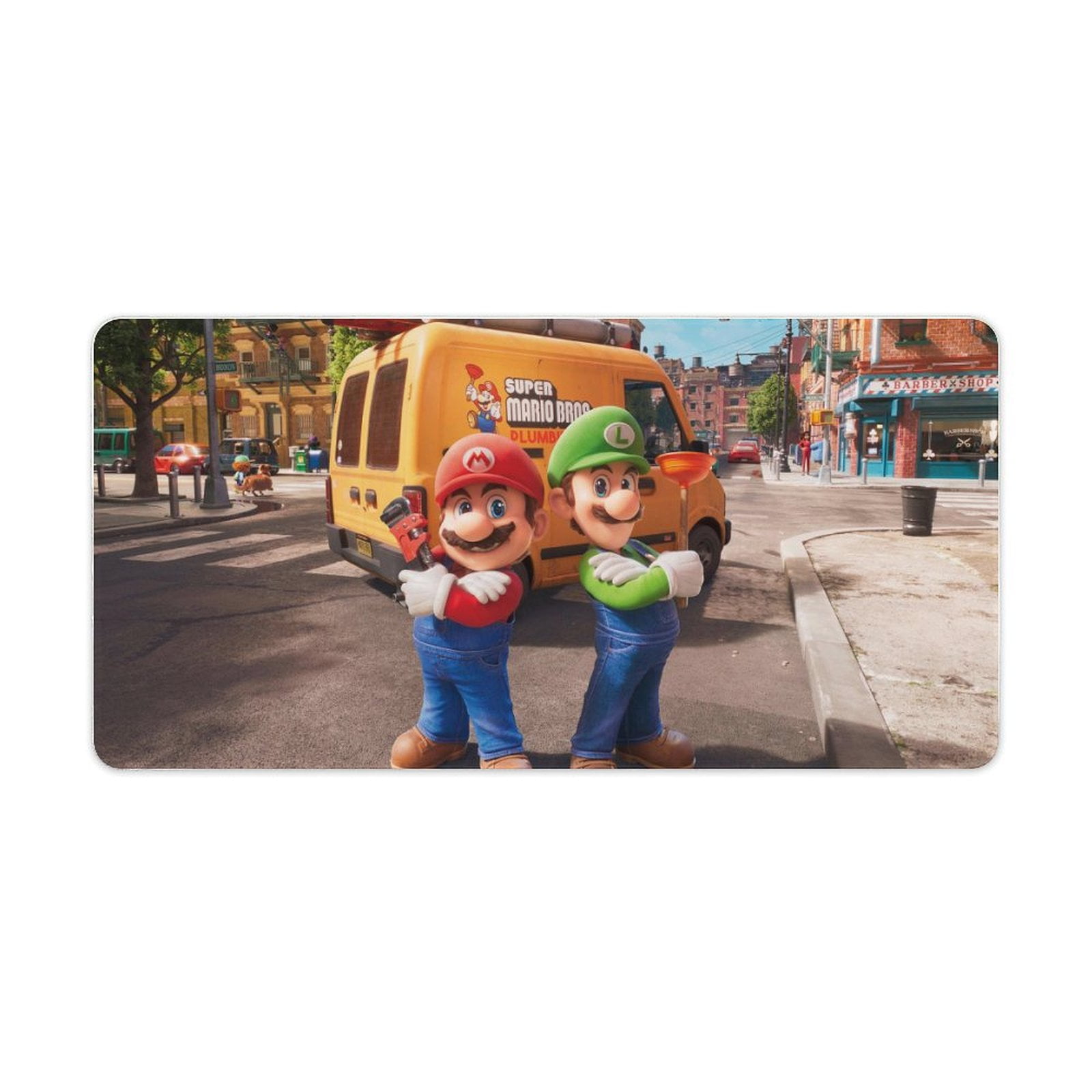 Mario Bros Movie Game Extended Gaming Mouse Pad No-sliped Large Desk ...