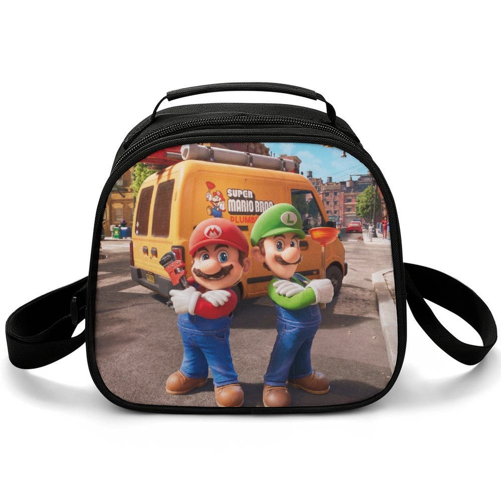 Mario Bros Movie Game Insulated Lunch Bag Portable Lunch Box Reusable ...