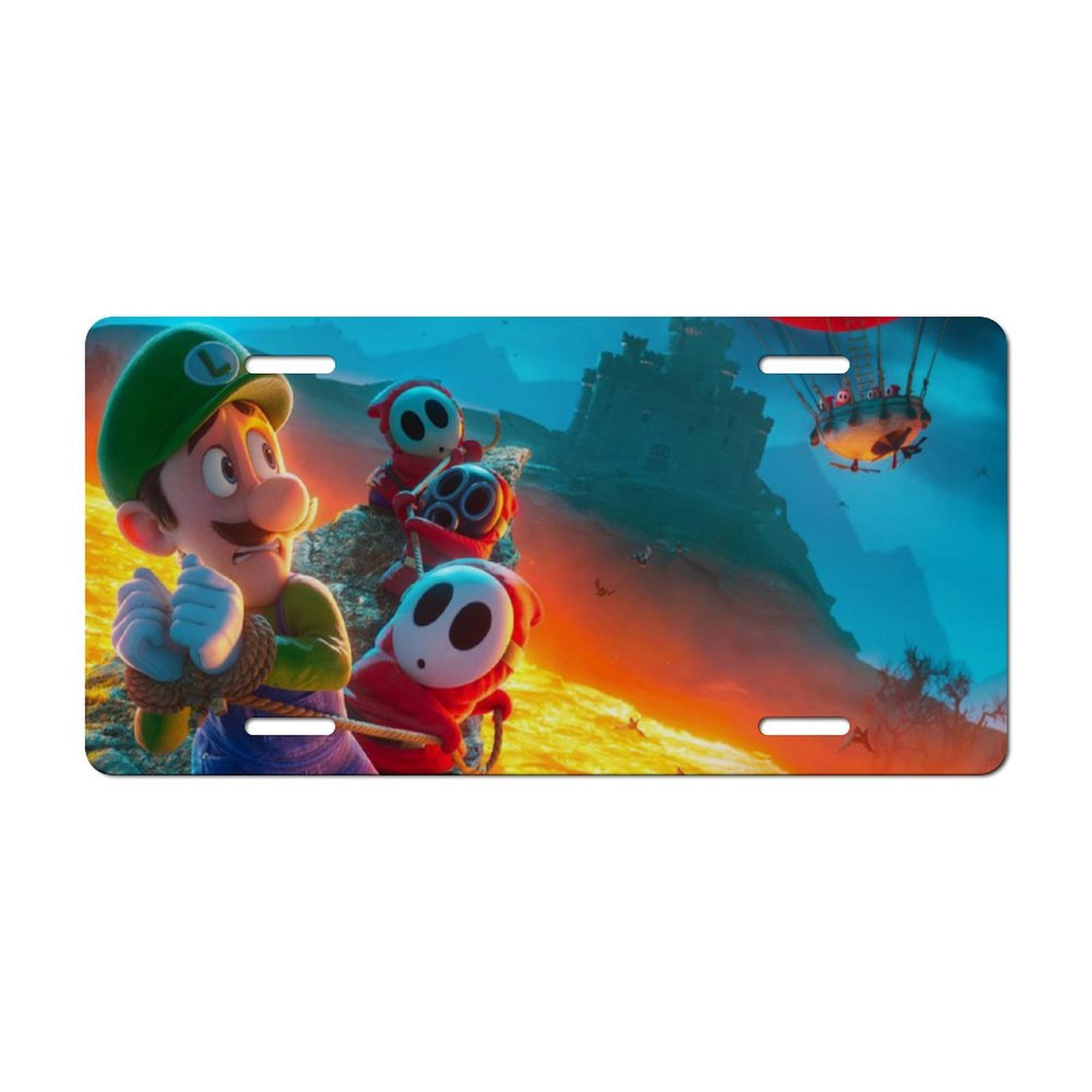 Mario Bros. Movie License Plate Cover Aluminum For Various Car Truck ...