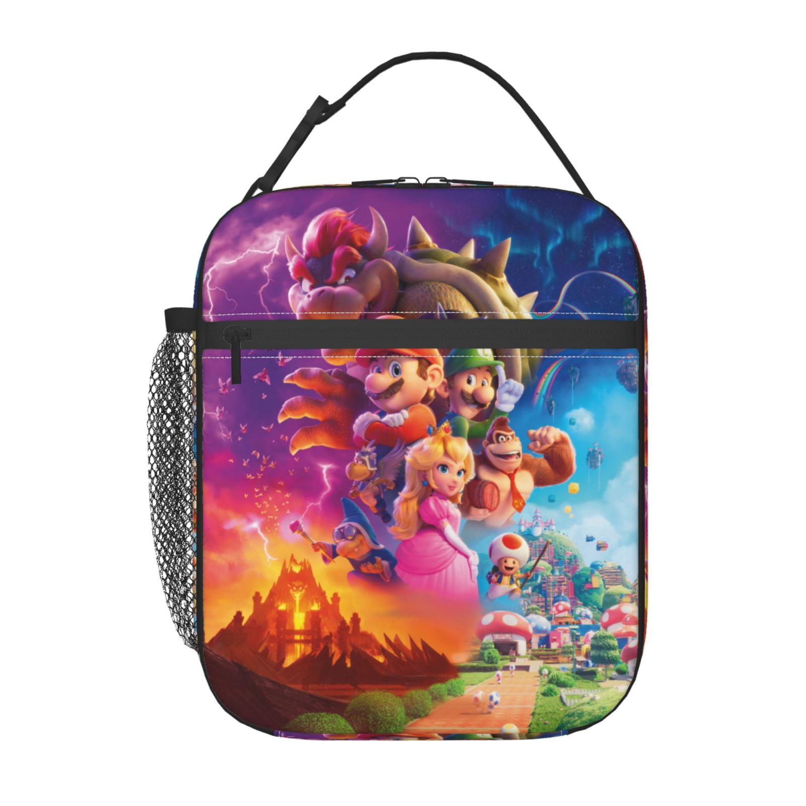 Mario Bros Portable Insulated Lunch Bag Tote Bento Bag Cooler Thermal ...
