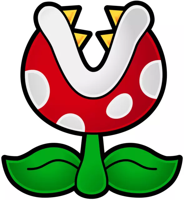 Mario Bros Sticker Piranha Plant Nintendo Phone Decal Water Bottle ...