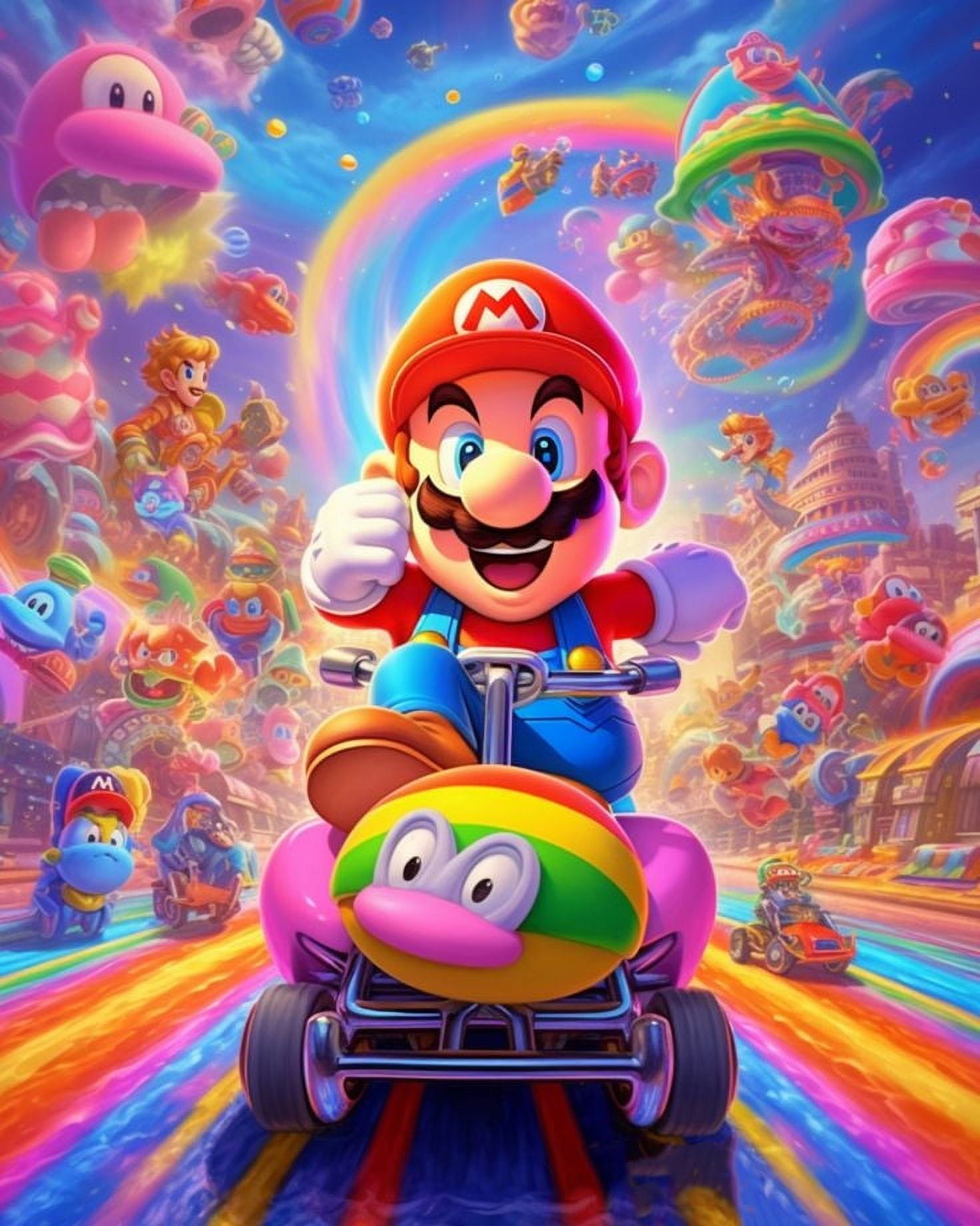 Mario Brothers Diamond Painting Kits for Adults,Farmhouse 5D Diamond ...