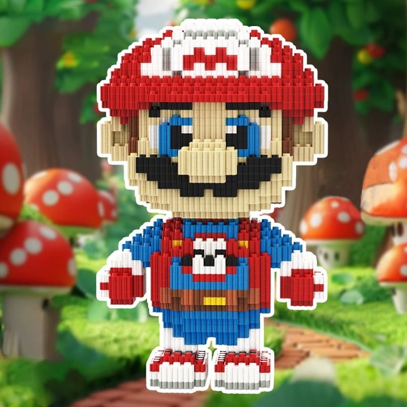 Mario Building Blocks Set Mini Micro Building Toys 3d Puzzles Gifts for ...