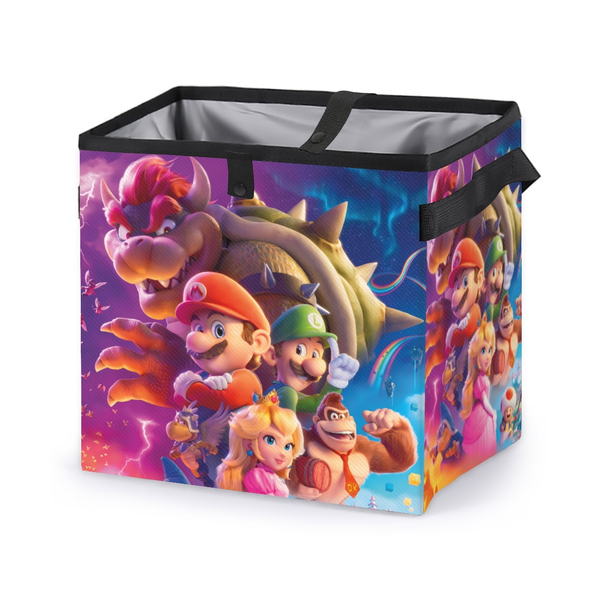 Mario Car Trash Can - Car Trash Bag Foldable Portable Trash Can with ...