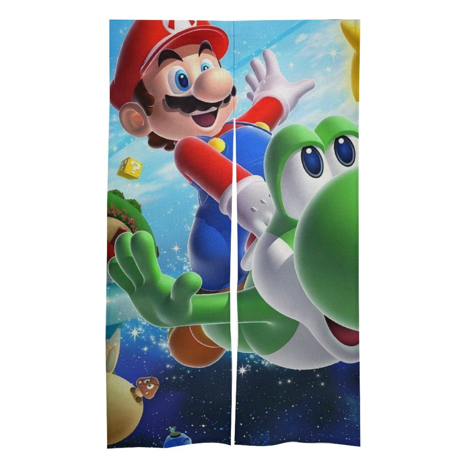 Mario Cartoon Door Curtain Is Suitable for Kitchen Adult Children And ...