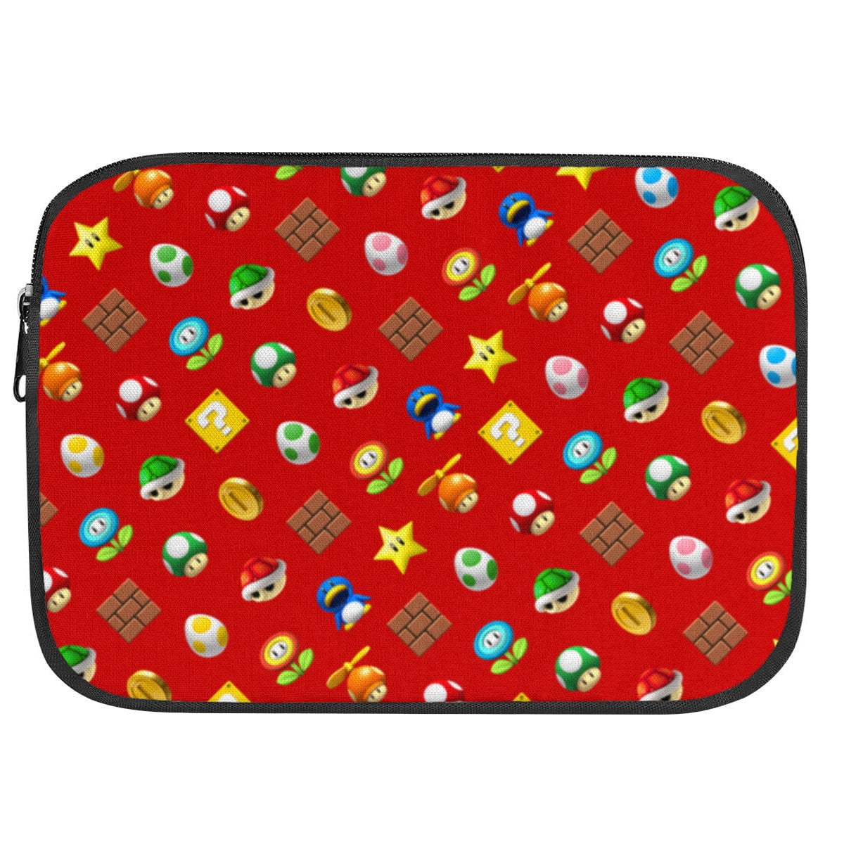 Mario Cartoon Laptop Sleeve Tablet Sleeve for Office Travel College 13 ...