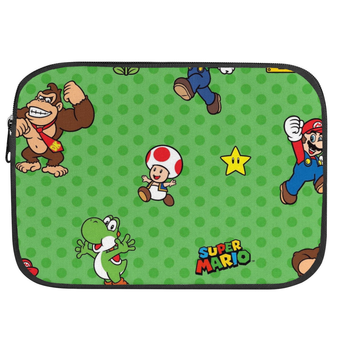 Mario Cartoon Laptop Sleeve Tablet Sleeve for Office Travel College 13 ...