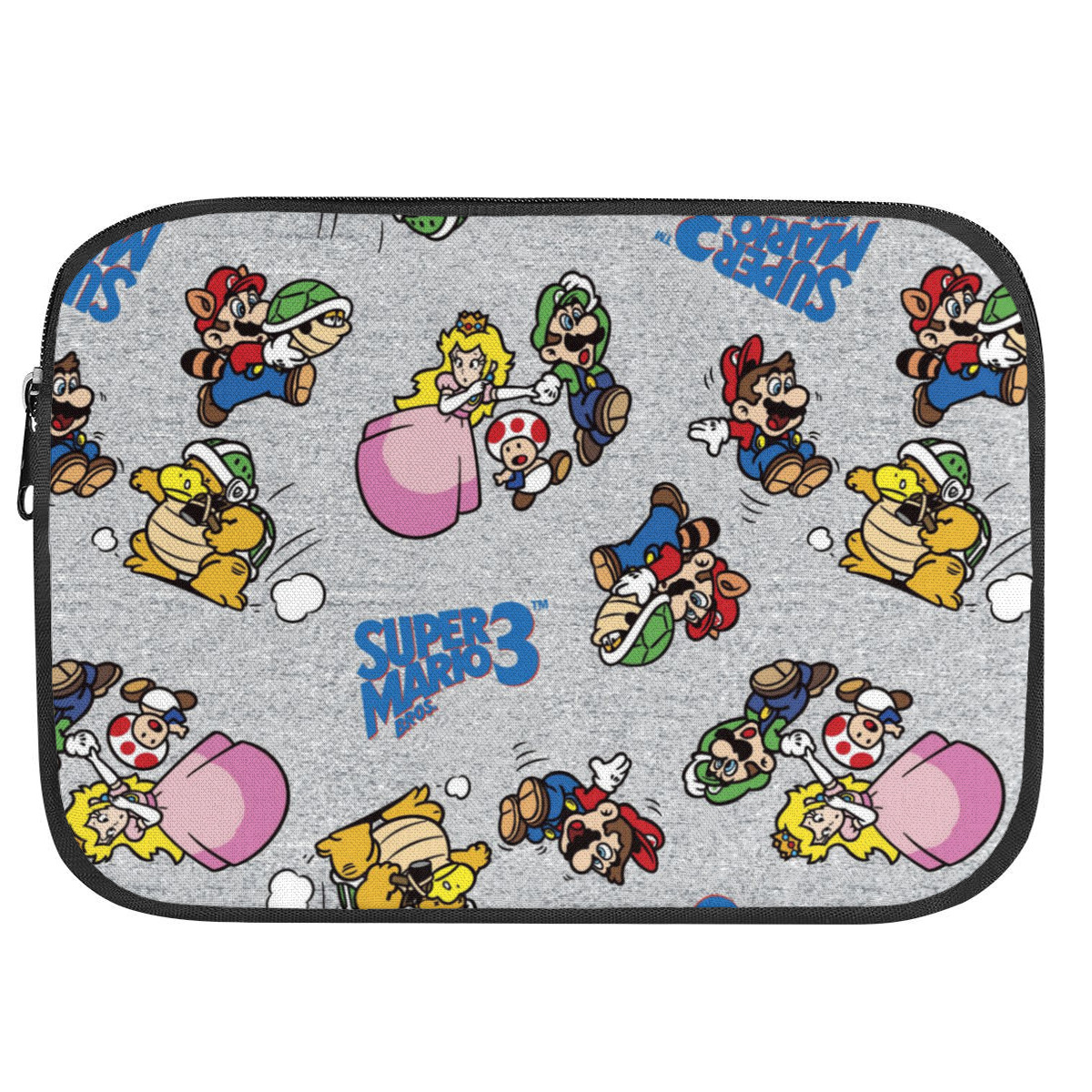 Mario Cartoon Laptop Sleeve Tablet Sleeve for Office Travel College 13 ...
