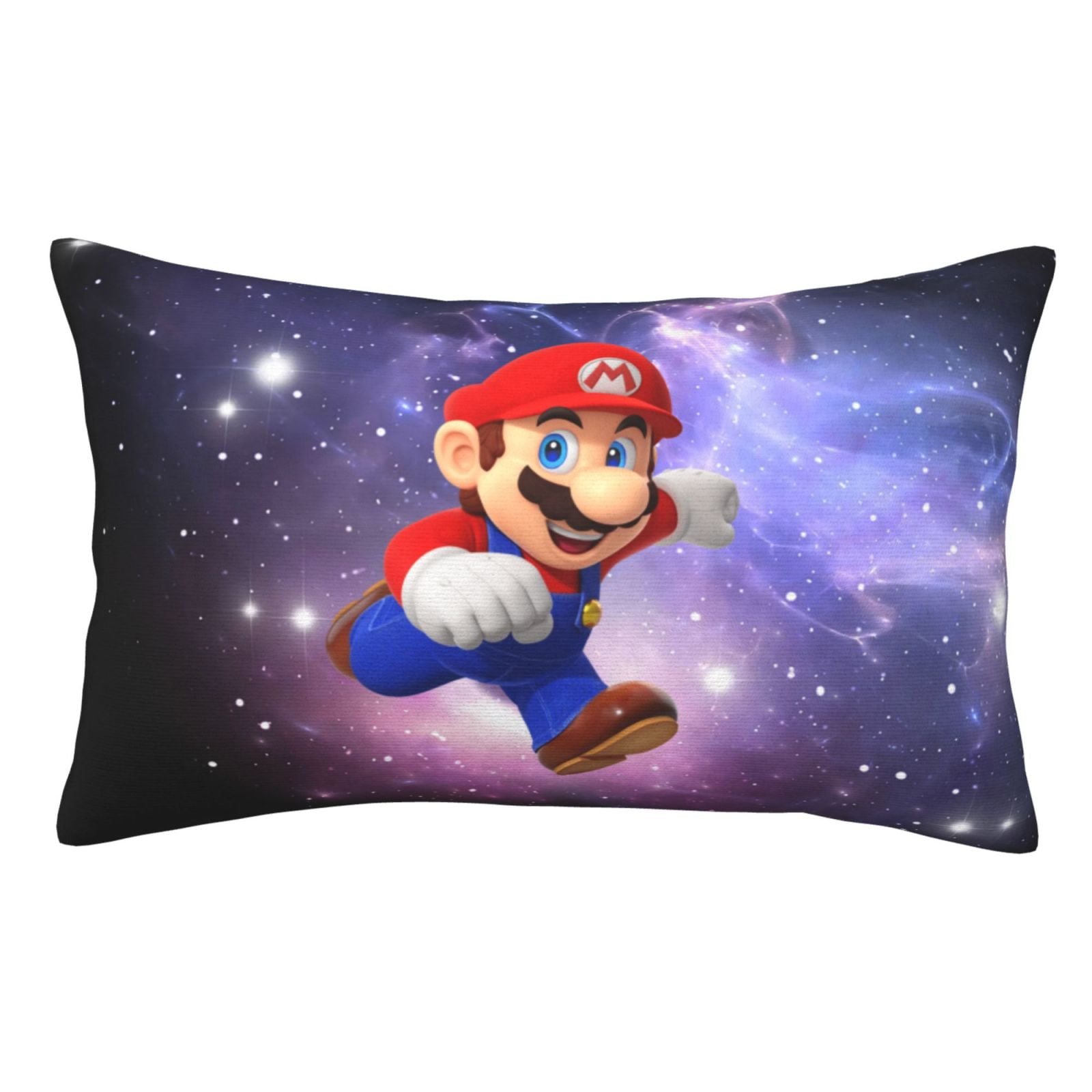 Mario Cartoon Pillowcase Decor Cushion Pillow Covers With Hidden Zipper ...