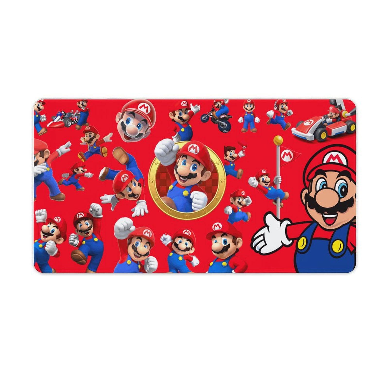 Mario Character Extended Gaming Mouse Pad No-sliped Large Desk Mat ...