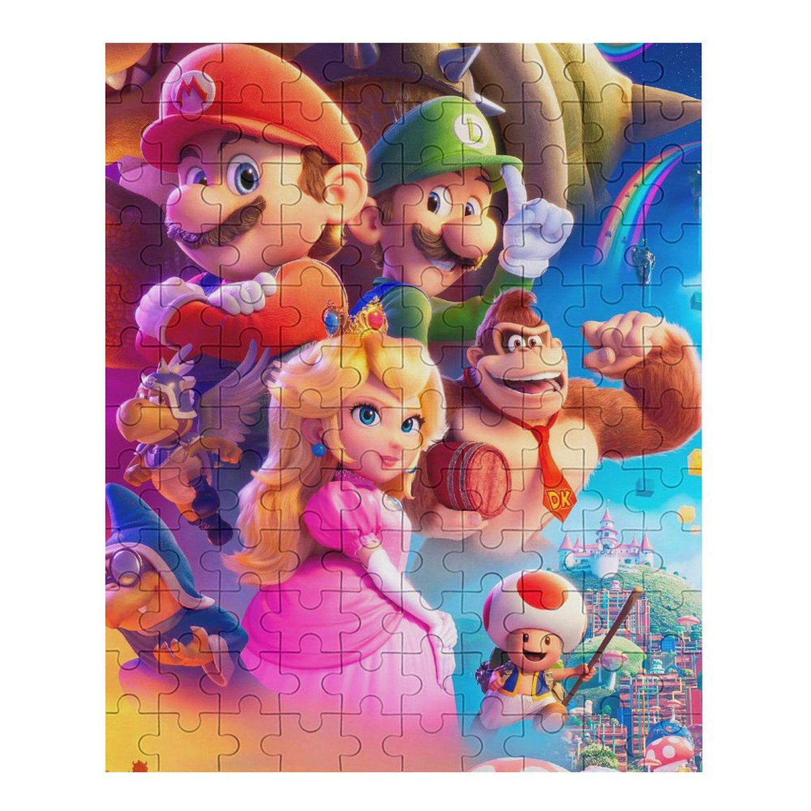 Mario Christmas Jigsaw Puzzles Interlocking puzzles for kids and teens ...