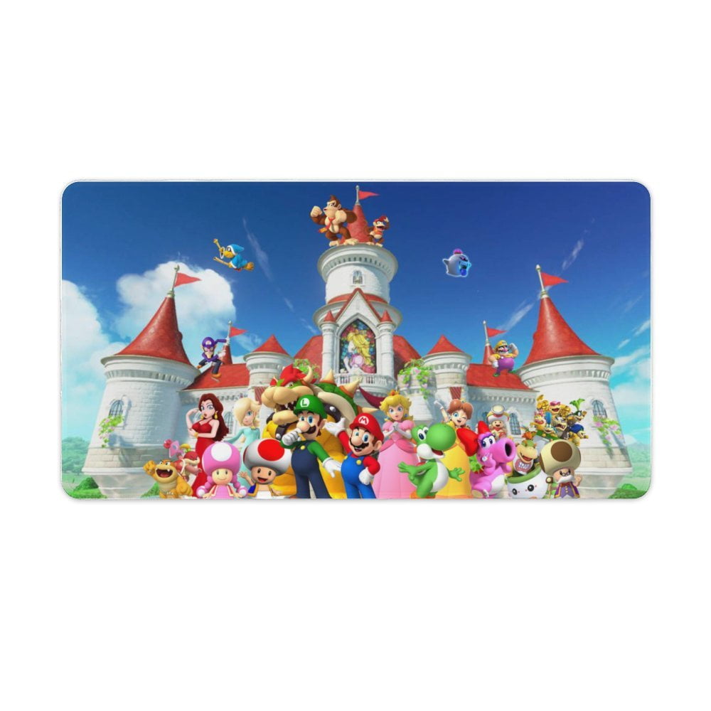 Mario Desk Mat, Large Desk Pad Large Mouse Pad Desk Accessories Desk ...