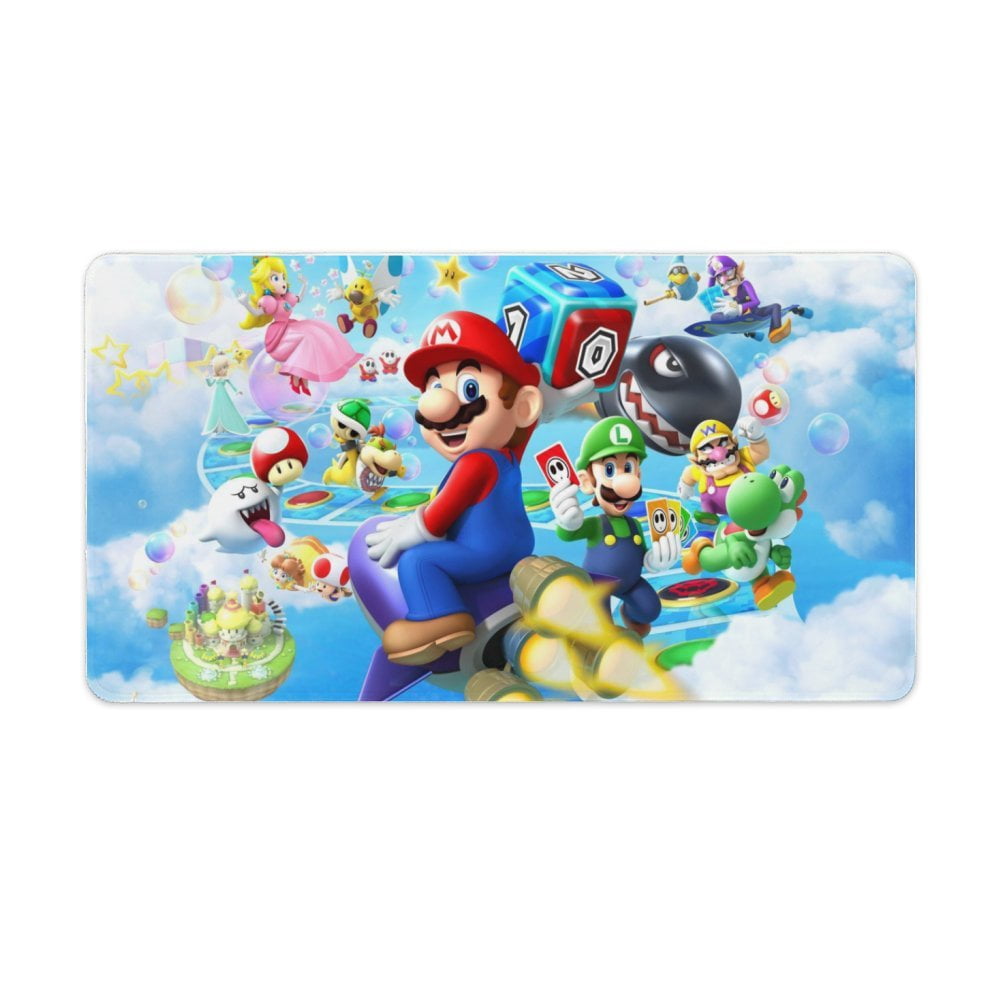 Mario Desk Mat, Large Desk Pad Large Mouse Pad Desk Accessories Desk ...