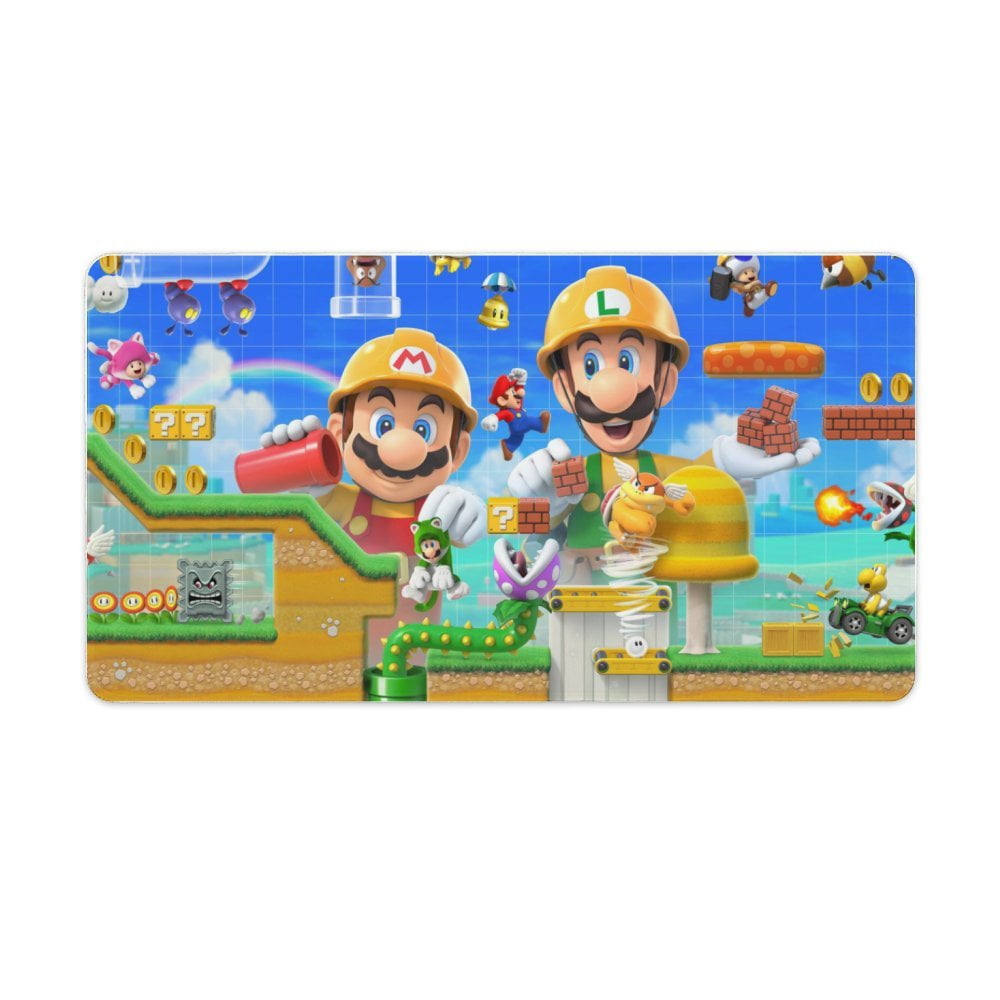 Mario Desk Mat, Large Desk Pad Large Mouse Pad Desk Accessories Desk ...